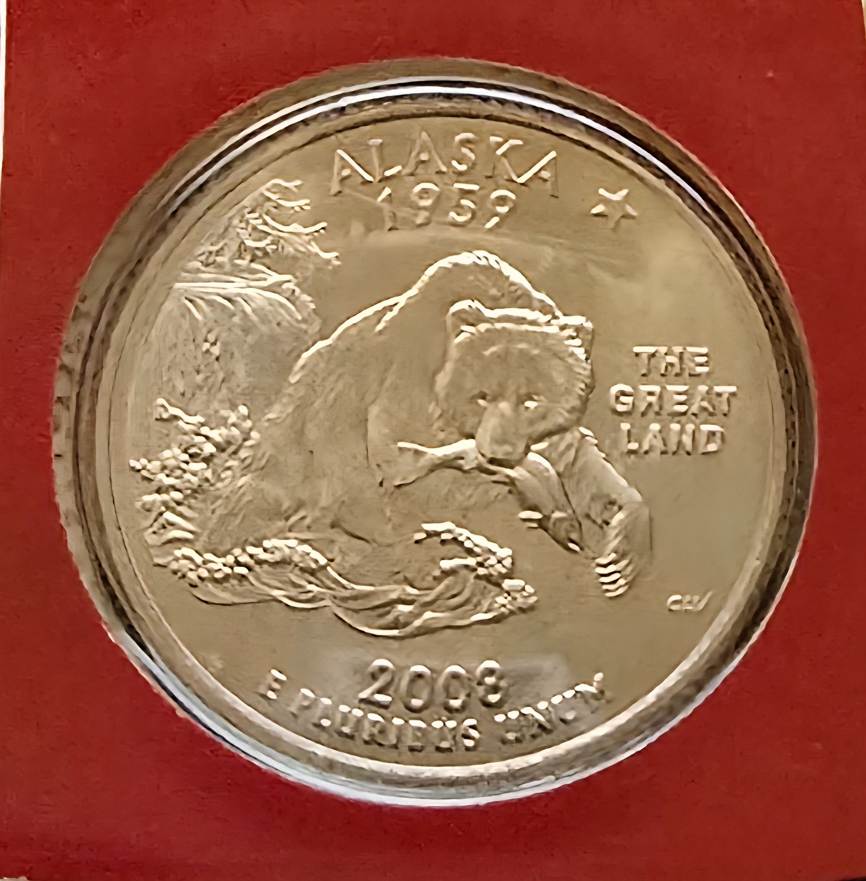2008-D Alaska State Quarter - BU in Original Mint Cello (O48) - For ...