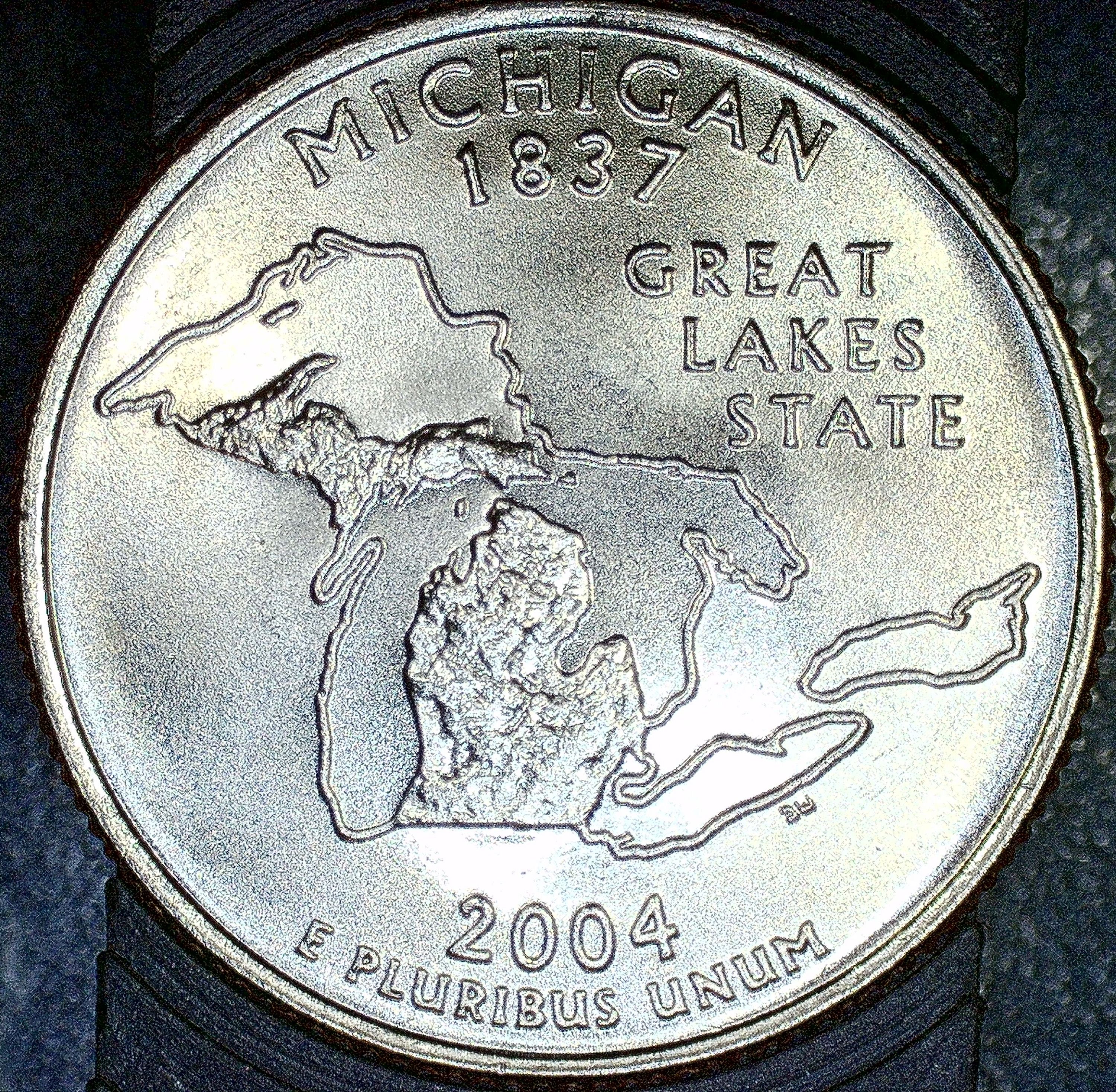 2004 P Michigan 50 States and Territories Quarter BU or Better - For ...