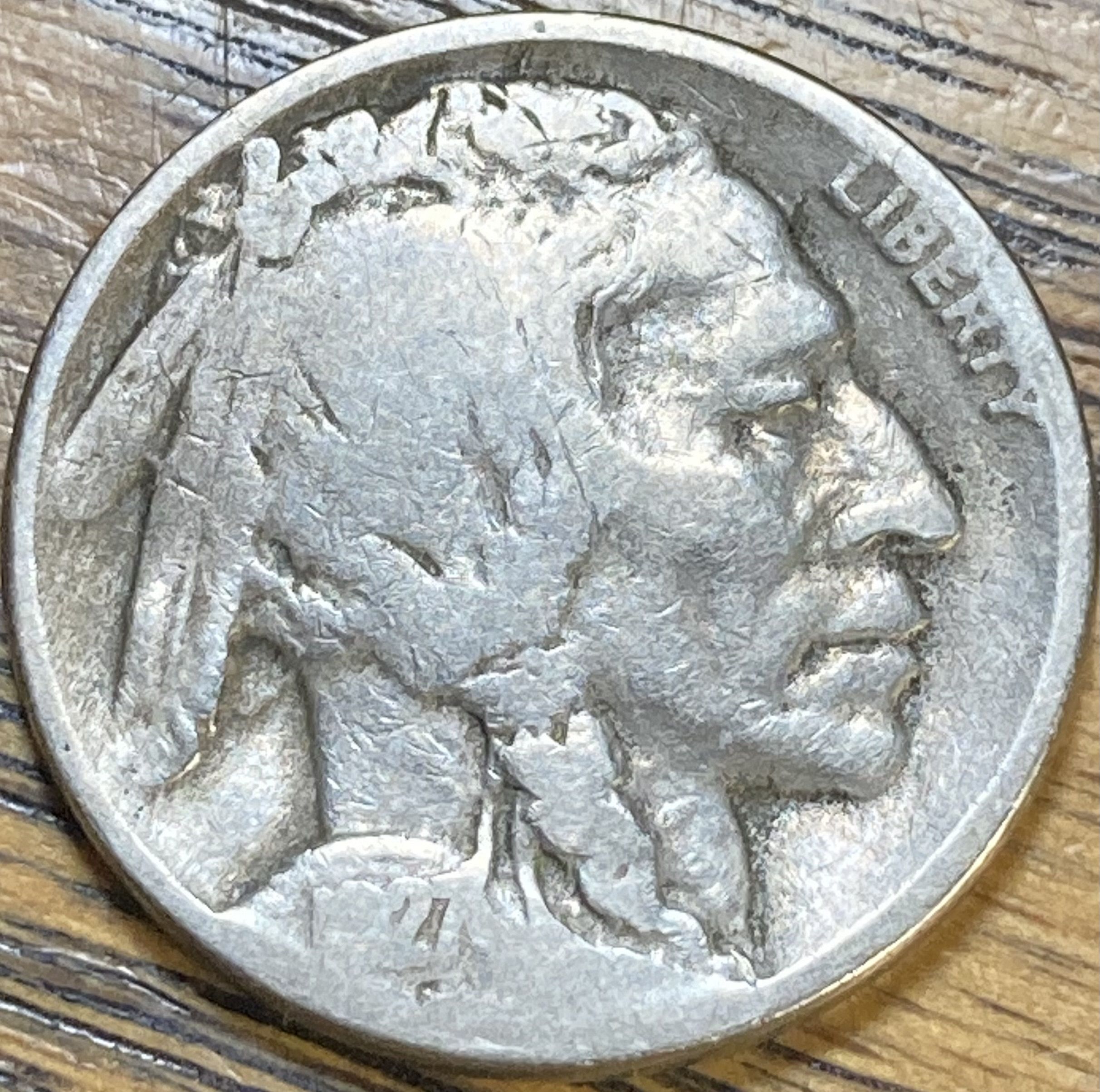 1927D Buffalo nickel in VERY GOOD condition with rotated reverse - For ...
