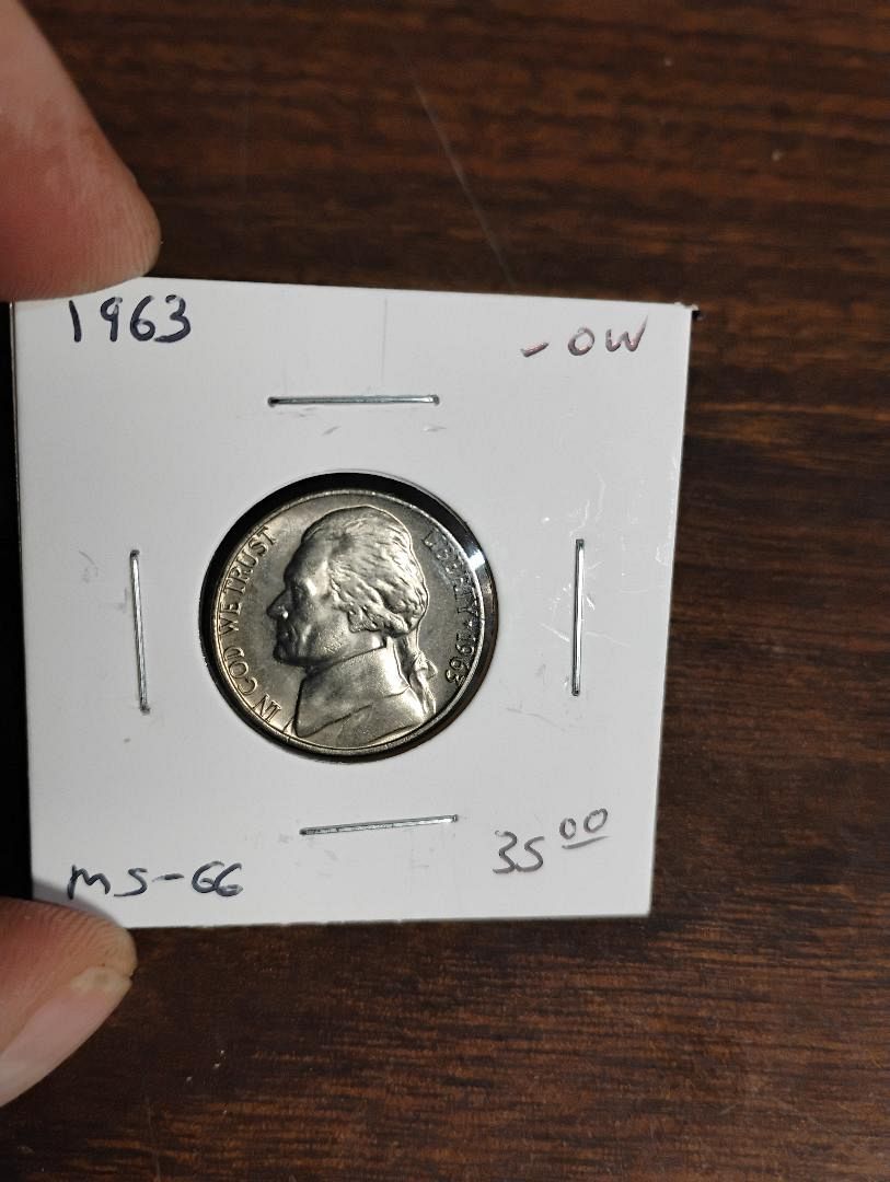 1963 jefferson nickel ms-66 - For Sale, Buy Now Online - Item #952698