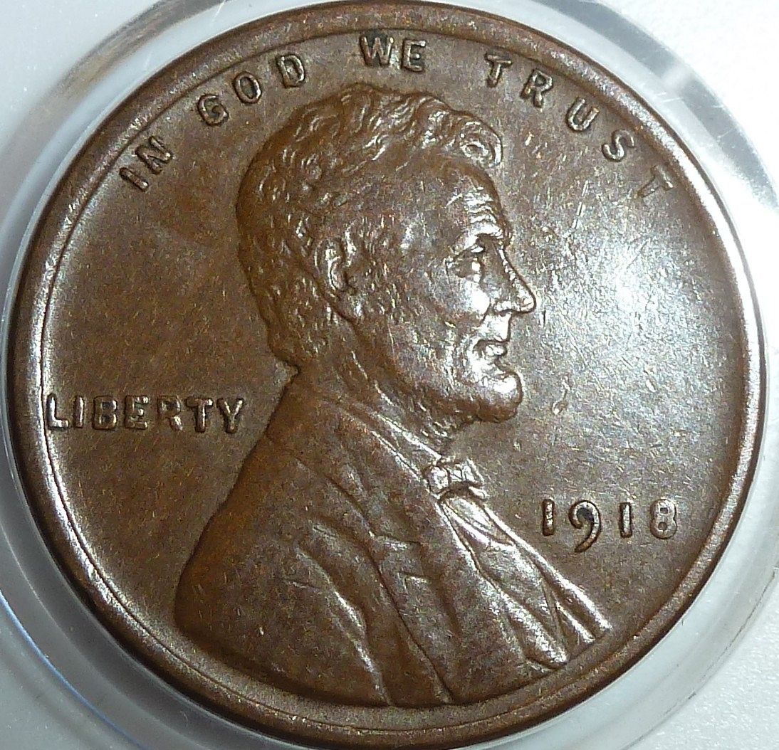 1918-P Bn Uncirculated Lincoln Wheat Cent ( 450-Y) - For Sale, Buy Now ...