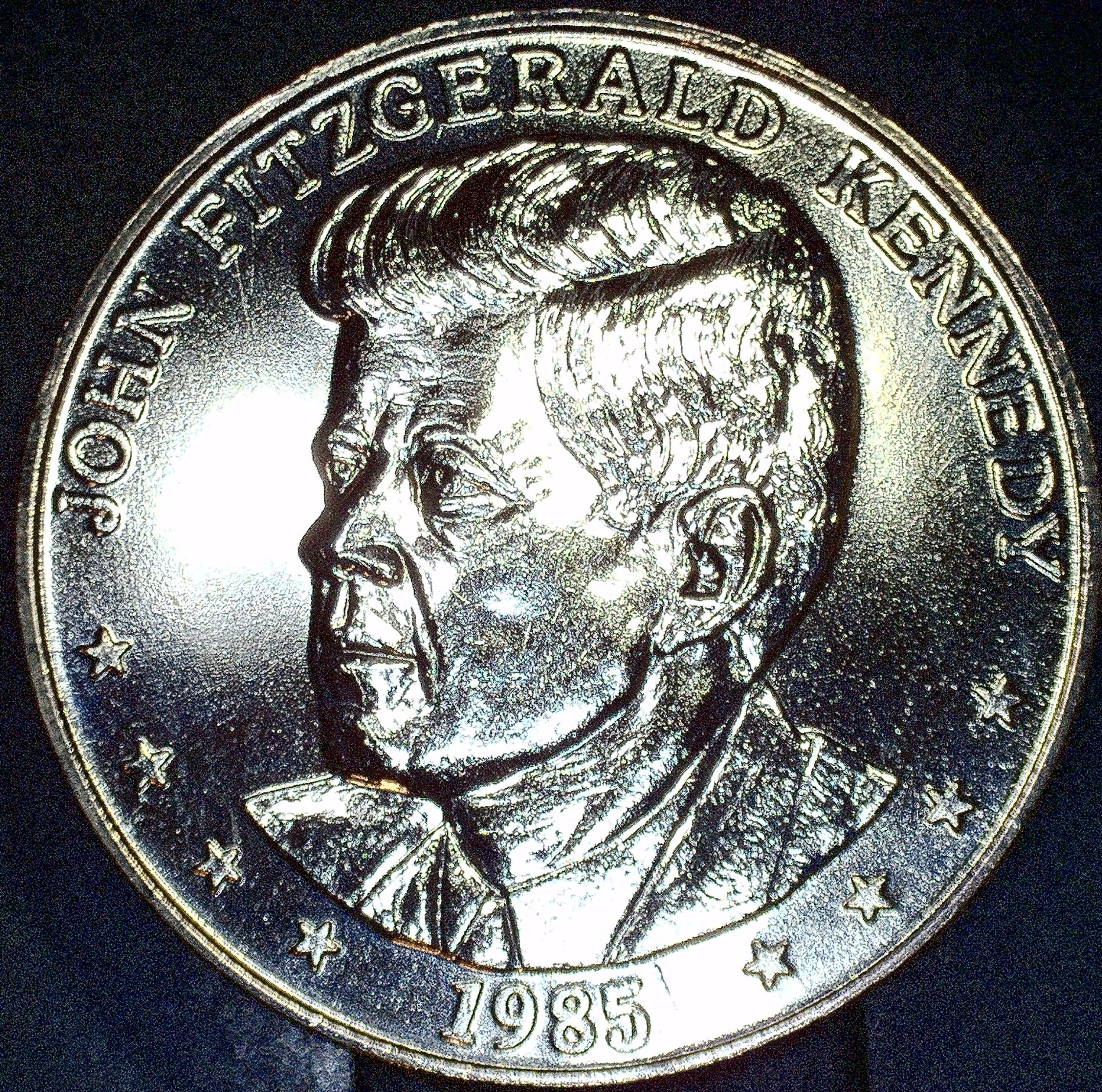1985 Historic Mint Double Eagle John F Kennedy Commemorative Medal ...