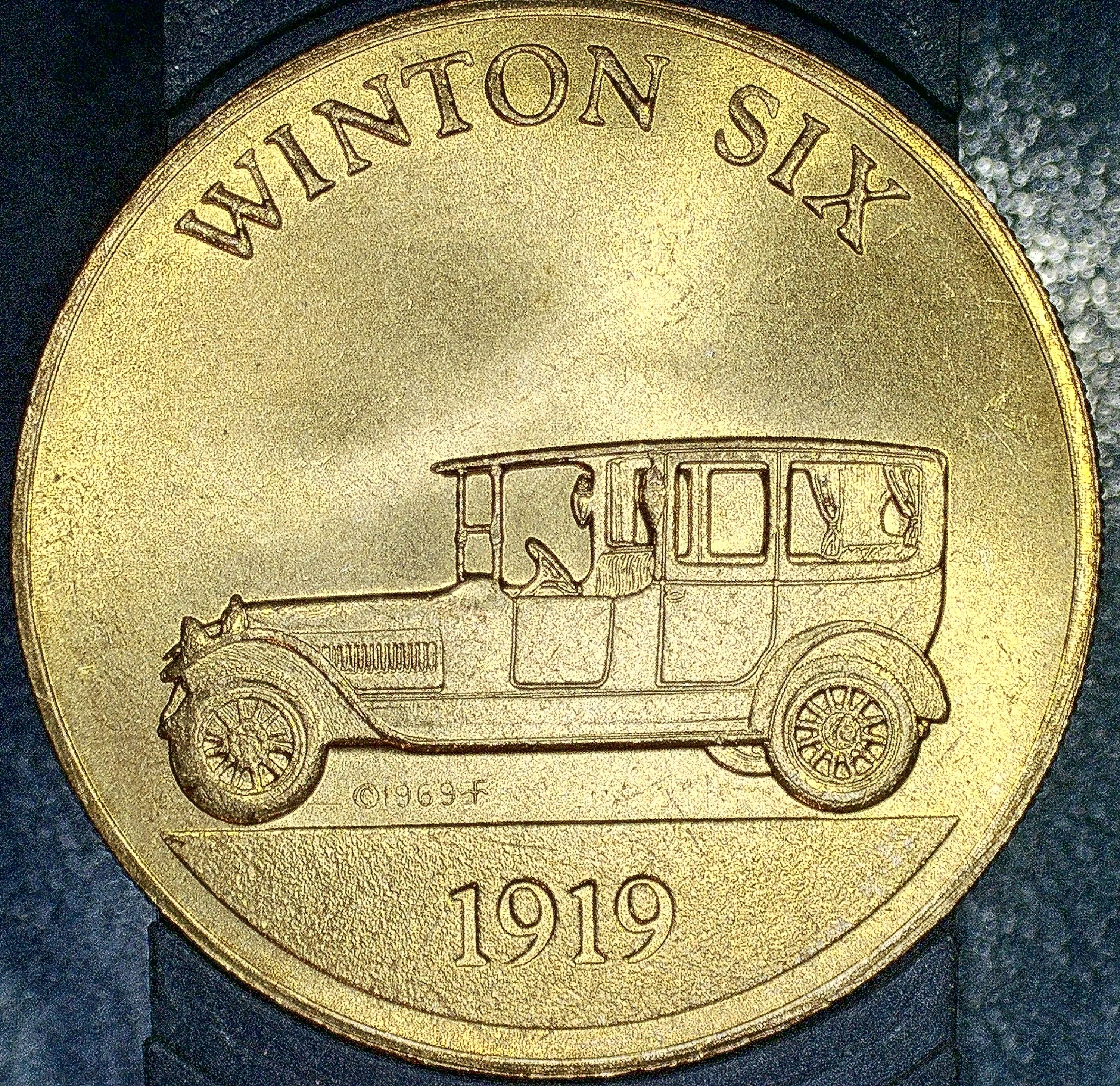 1969 Franklin Mint - Collection of Antique Car Coins - Series 2 Winton ...