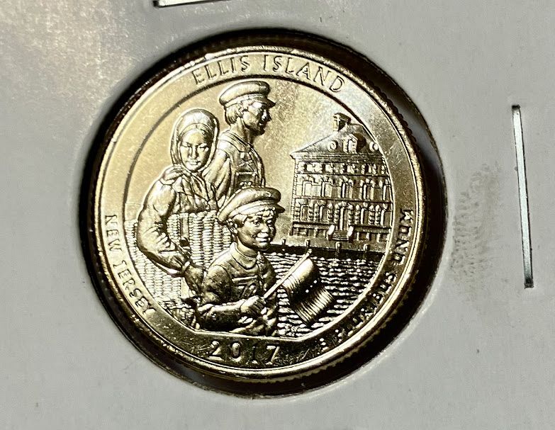 2017 D ATB Ellis Island quarter from mint set - For Sale, Buy Now ...