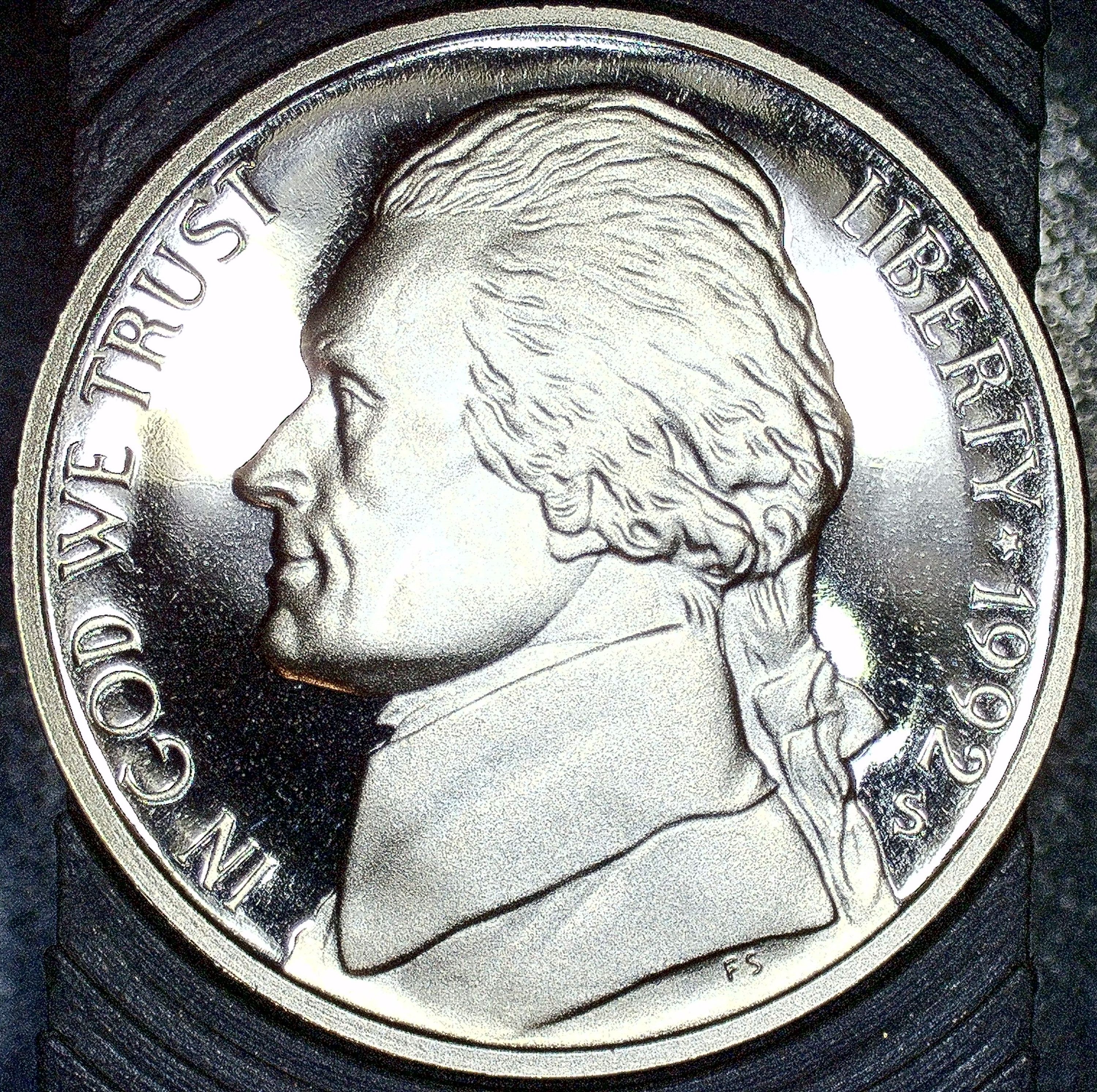 1992 S Jefferson Nickel Proof DCAM - For Sale, Buy Now Online - Item ...