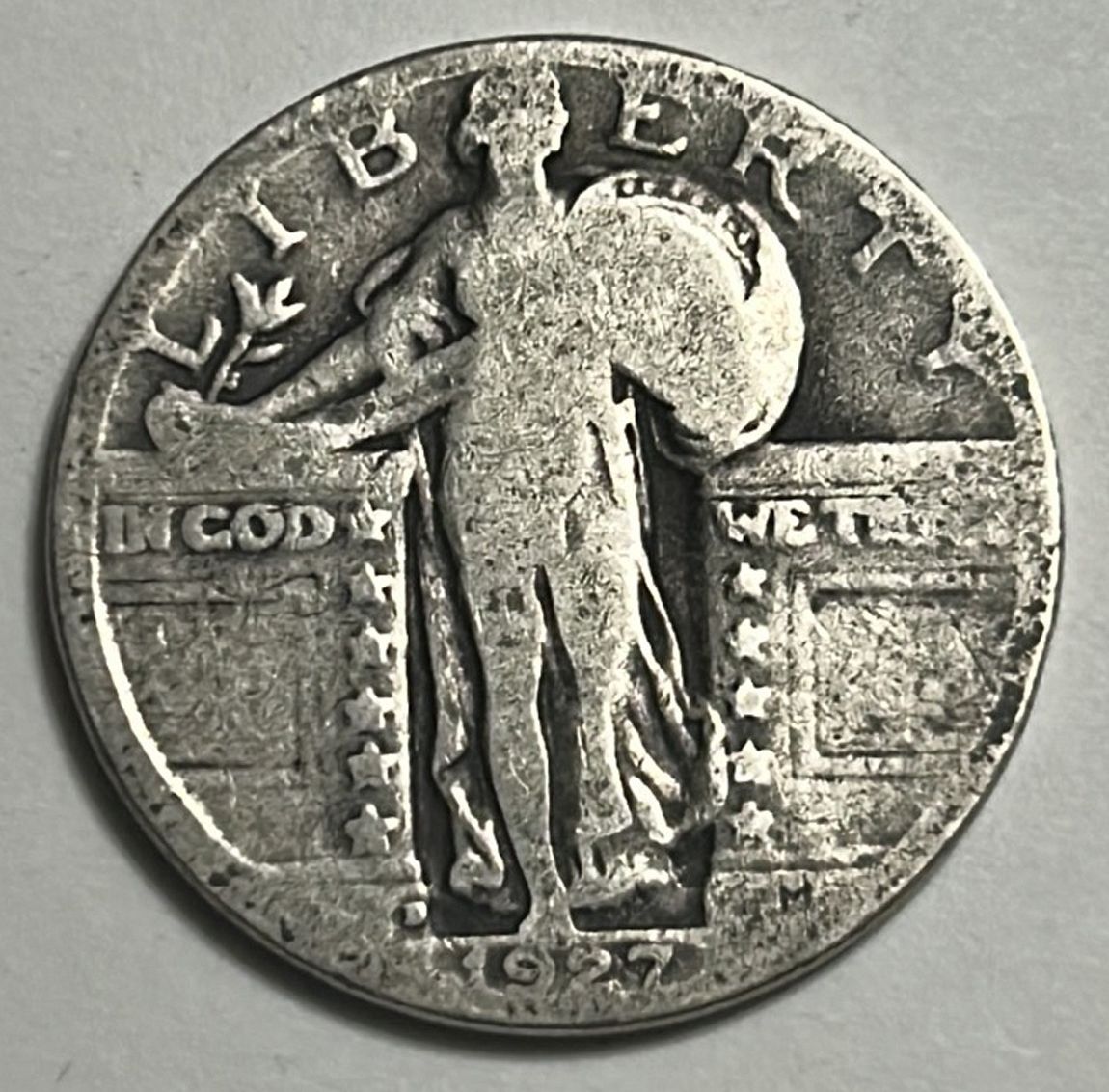 1927 D Standing Liberty Quarters Type 2 "Low Mintage" 2544 - For Sale ...