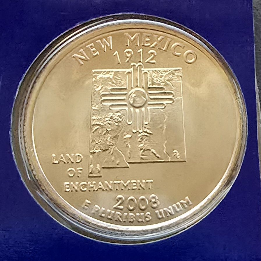 2008-P New Mexico State Quarter - BU in Original Mint Cello (P20) - For ...
