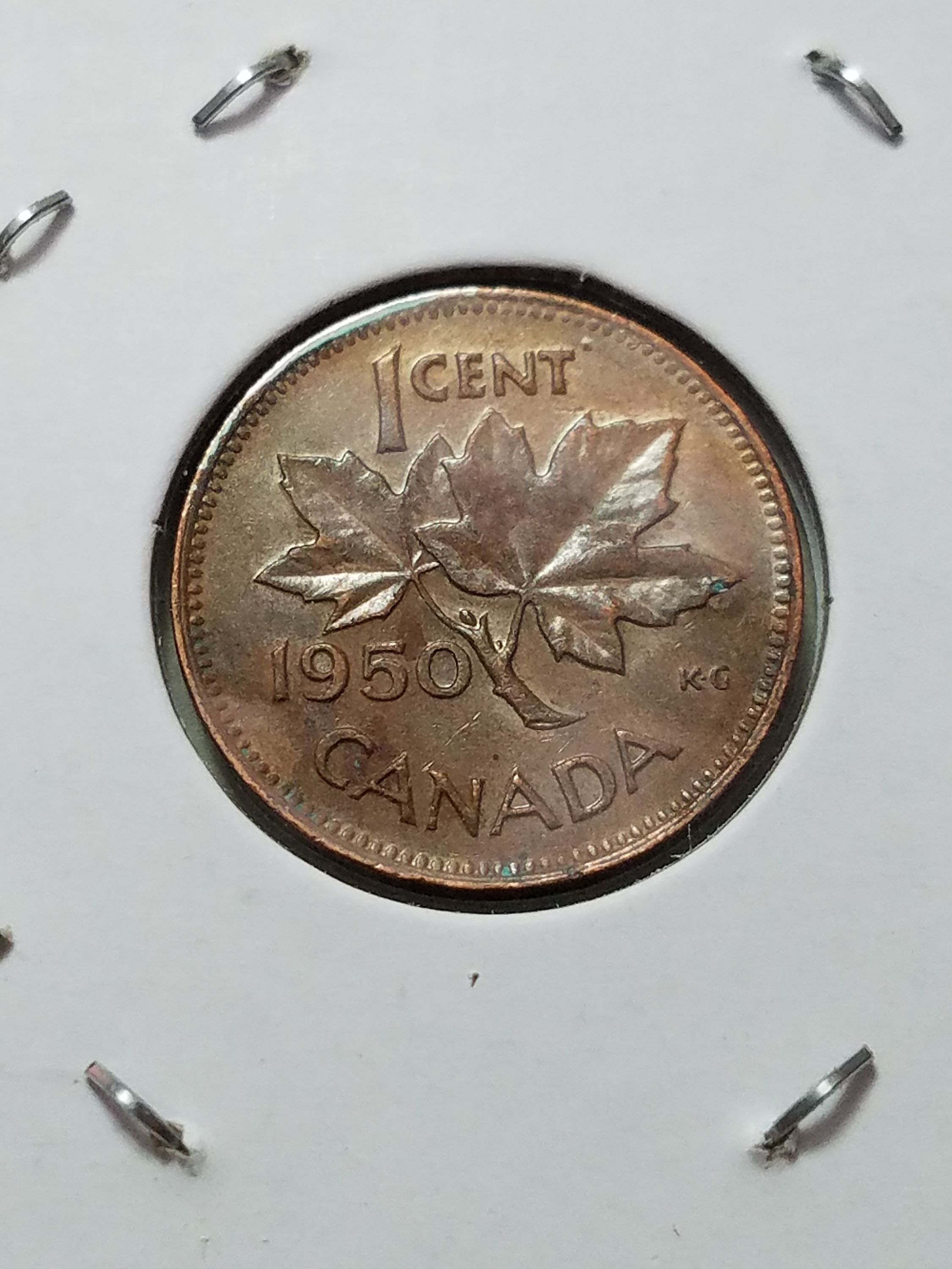 1950 Canada One Cent Penny 1 King George - For Sale, Buy Now Online ...