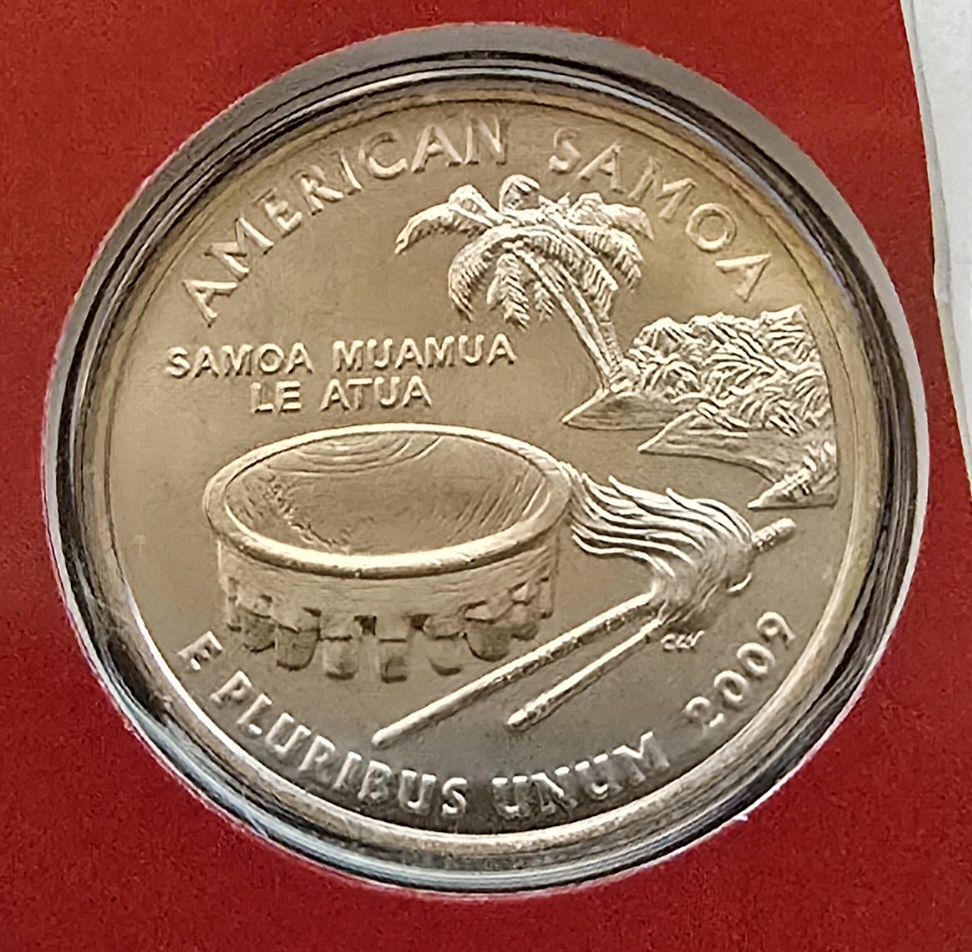 2009-D American Samoa Quarter - BU in Original Mint Cello (P36) - For ...