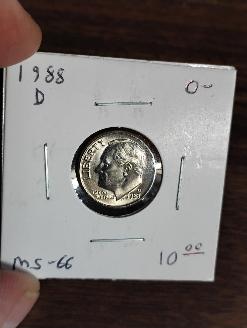 1988-D ROOSEVELT DIME MS-66 - For Sale, Buy Now Online - Item #957593