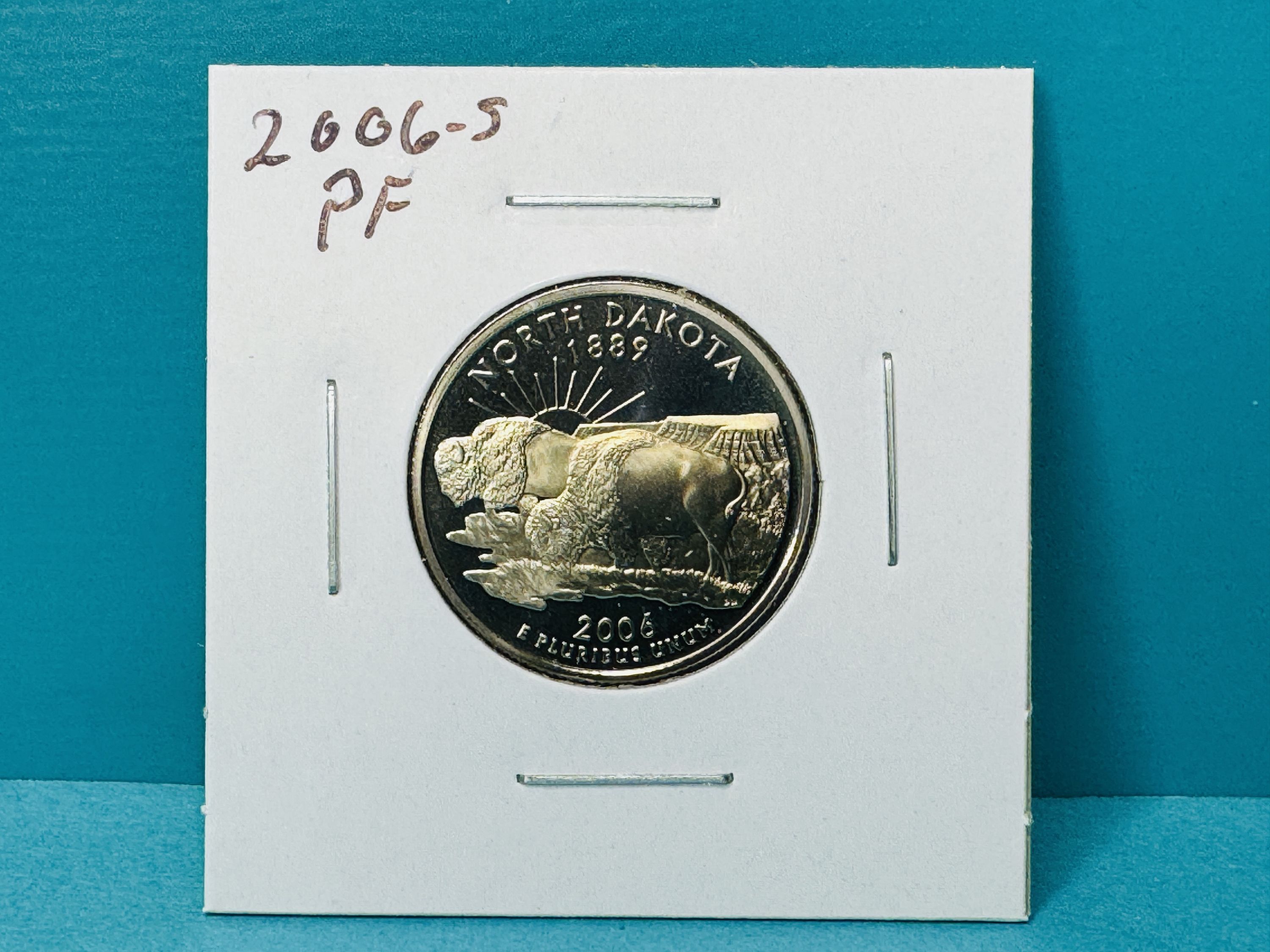 2006-S North Dakota 50 States Quarter - For Sale, Buy Now Online - Item ...