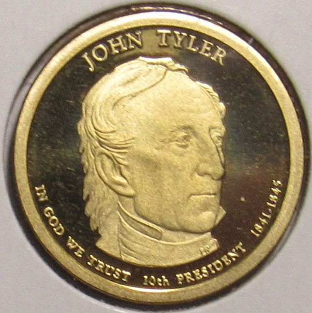 2009 S Proof Presidential Dollar: John Tyler - Online Coin Auction ...