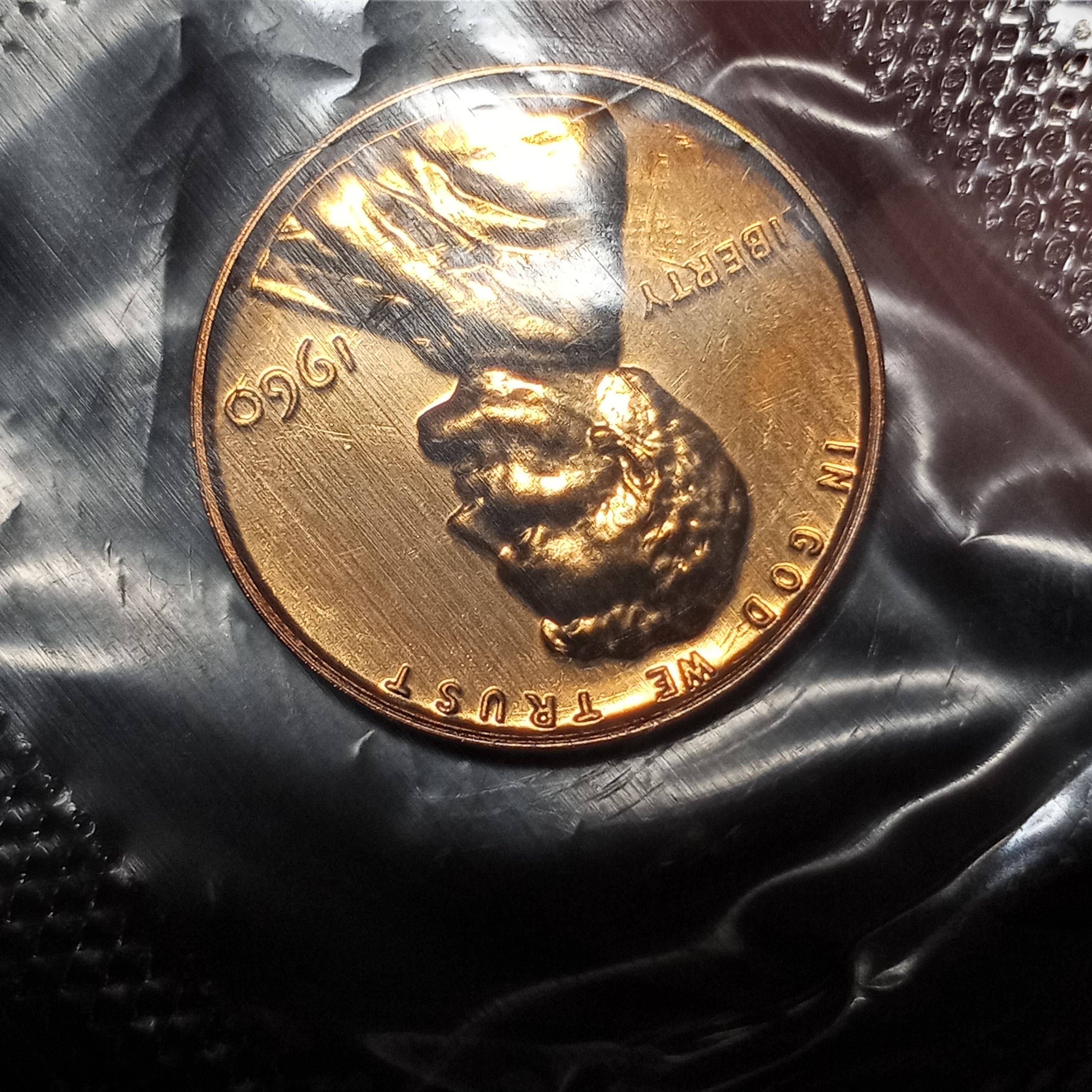 1960 U.S Five Coin Proof Set Small Date Penny 3-90% Silver Coins Very ...