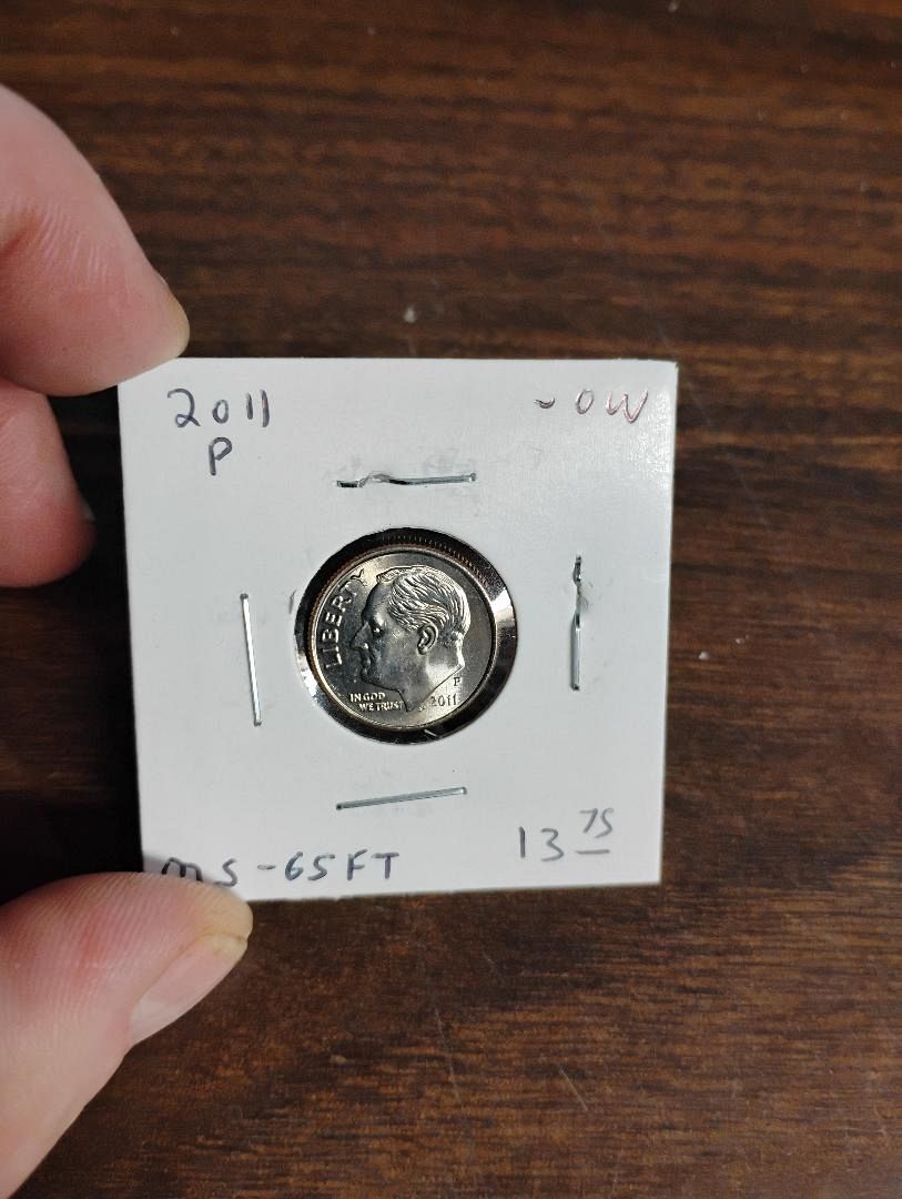 2011-P ROOSEVELT DIME MS-65 , FULL TORCH - For Sale, Buy Now Online ...