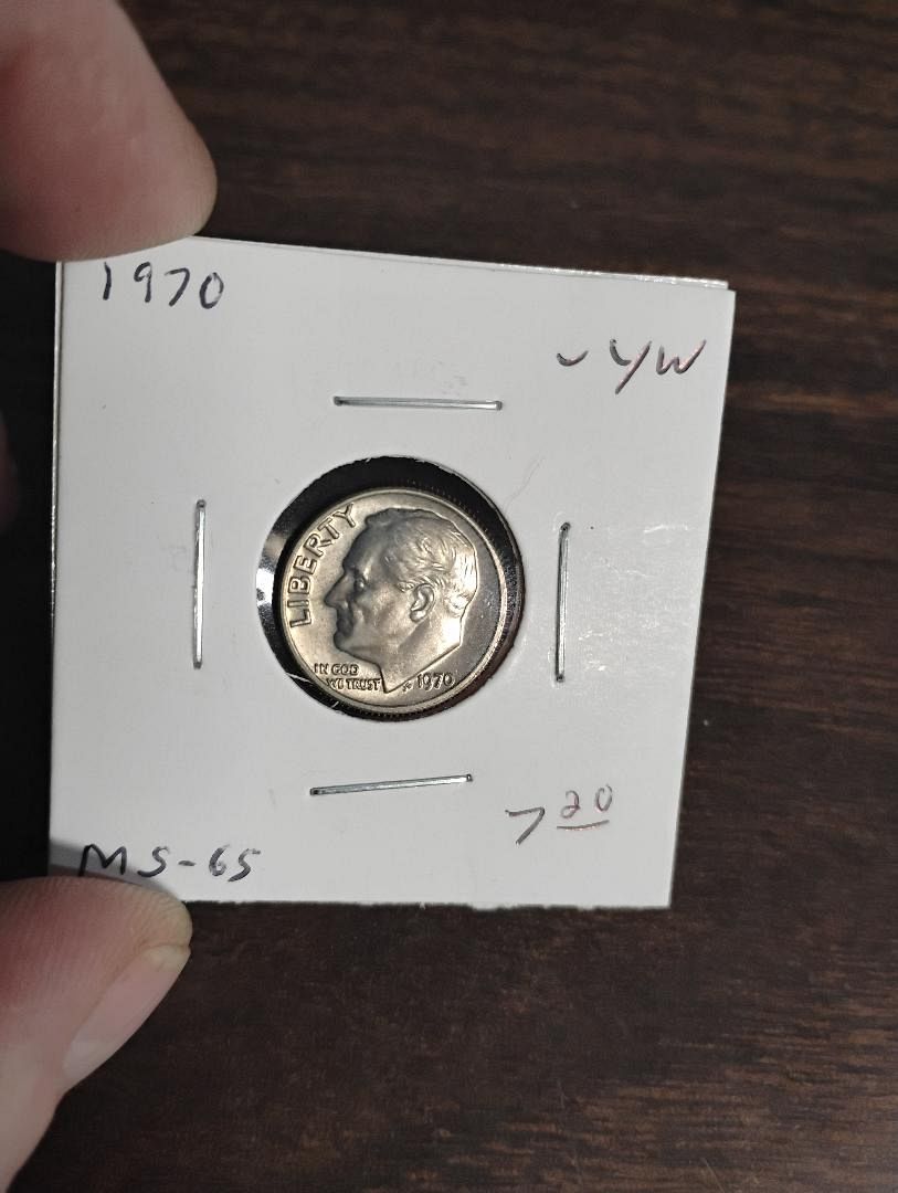 1970 ROOSEVELT DIME MS-65 - For Sale, Buy Now Online - Item #958131