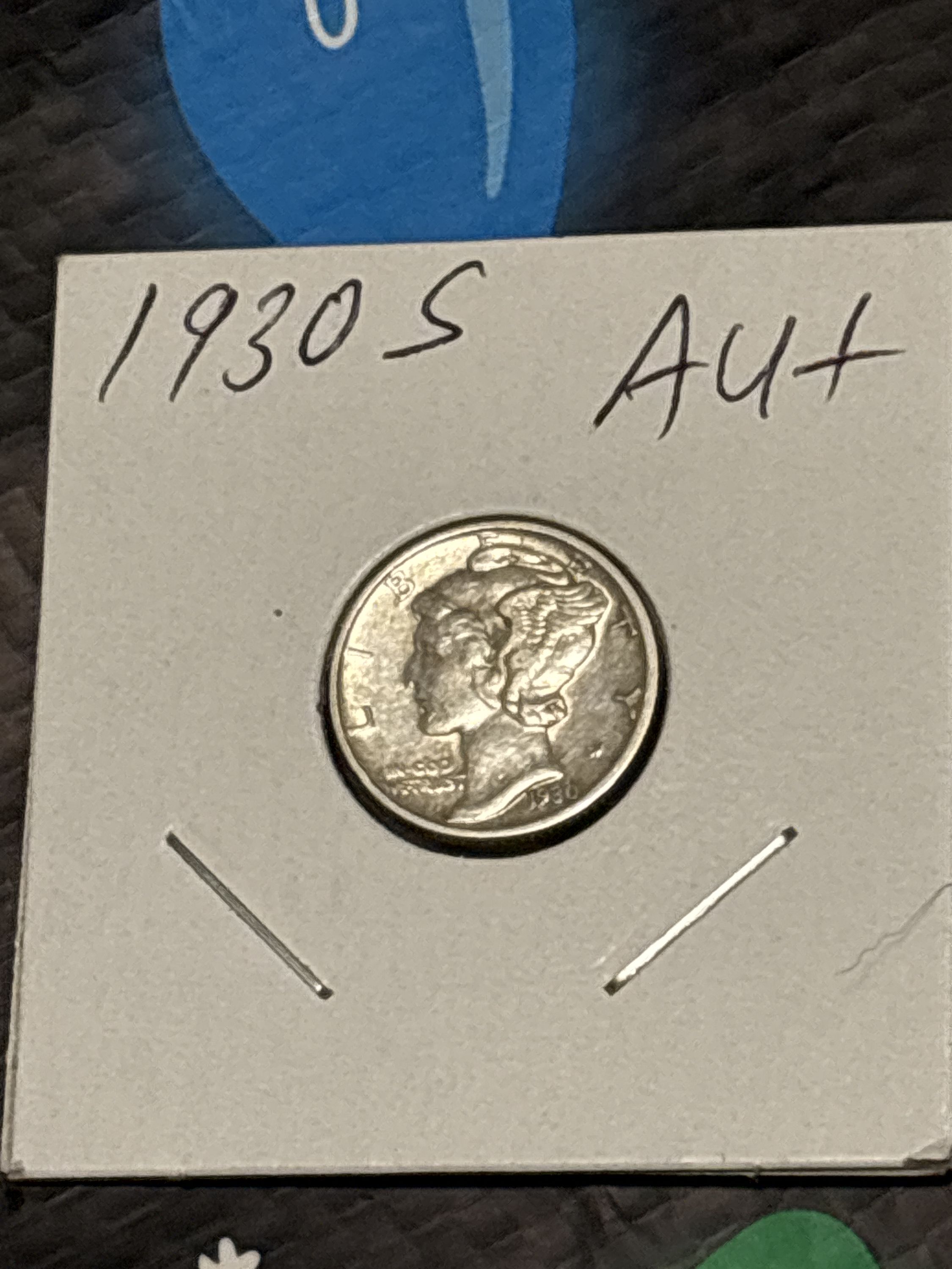 1930 S Silver Mercury Dime AU+ Grade Very nice looking coin nice ...