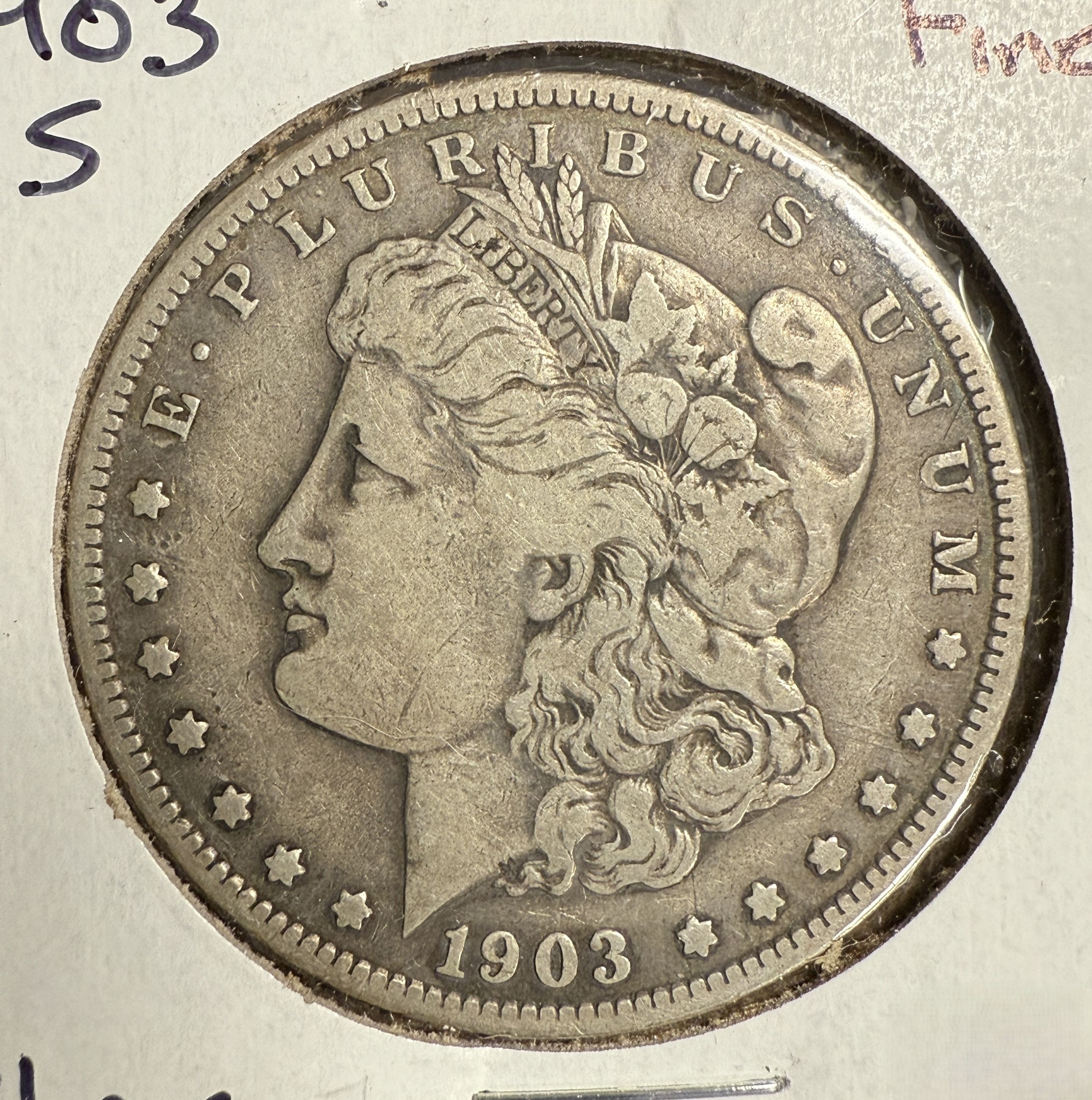 1903-S Morgan Silver Dollar, Fine (12267) - For Sale, Buy Now Online ...