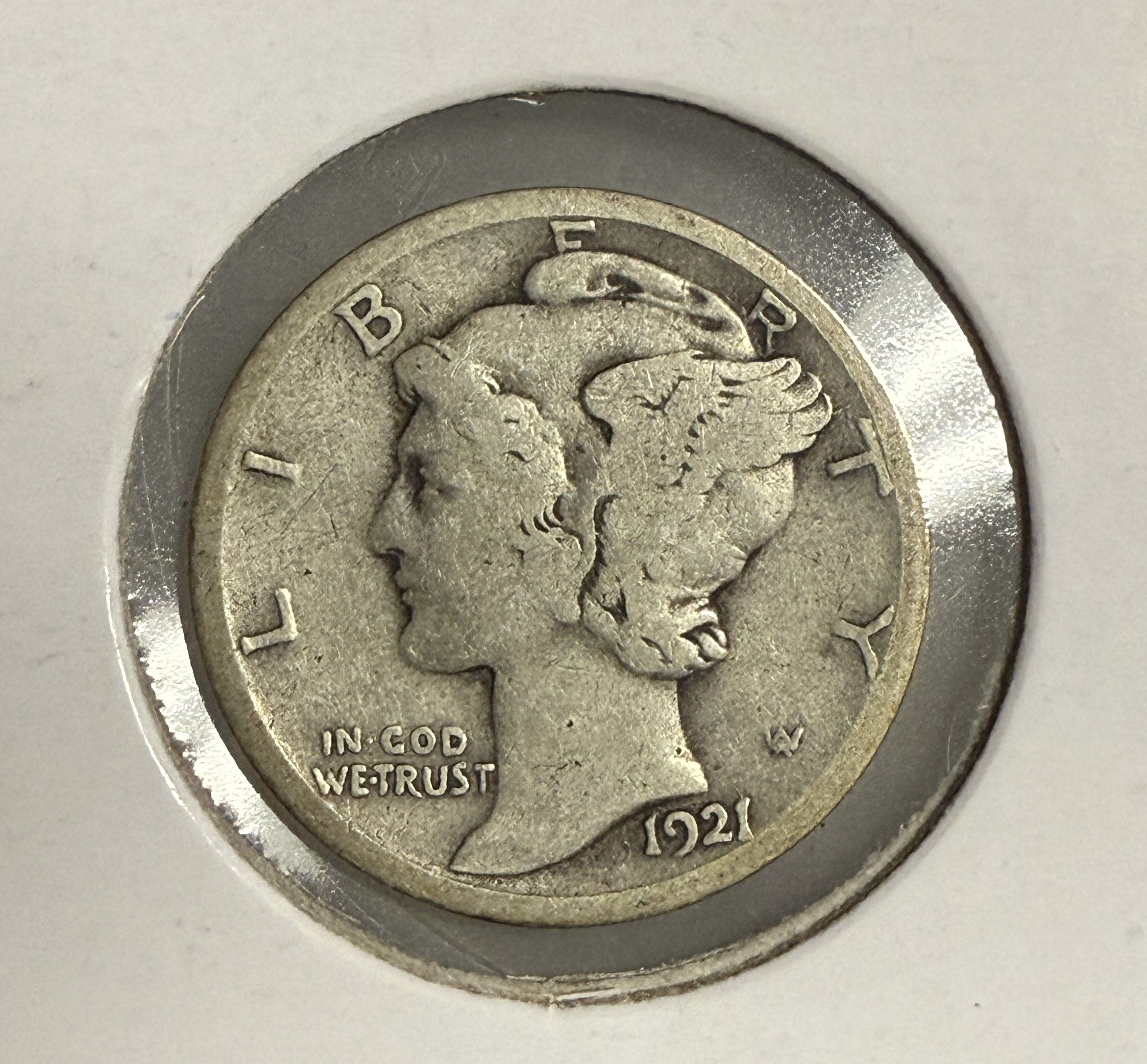 1921-D Mercury Head Dime, Fine (12243) - For Sale, Buy Now Online ...