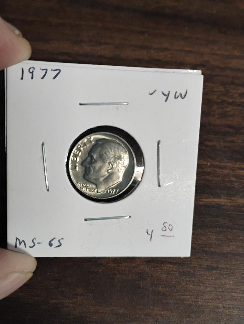 1977 ROOSEVELT DIME MS-65 - For Sale, Buy Now Online - Item #958335