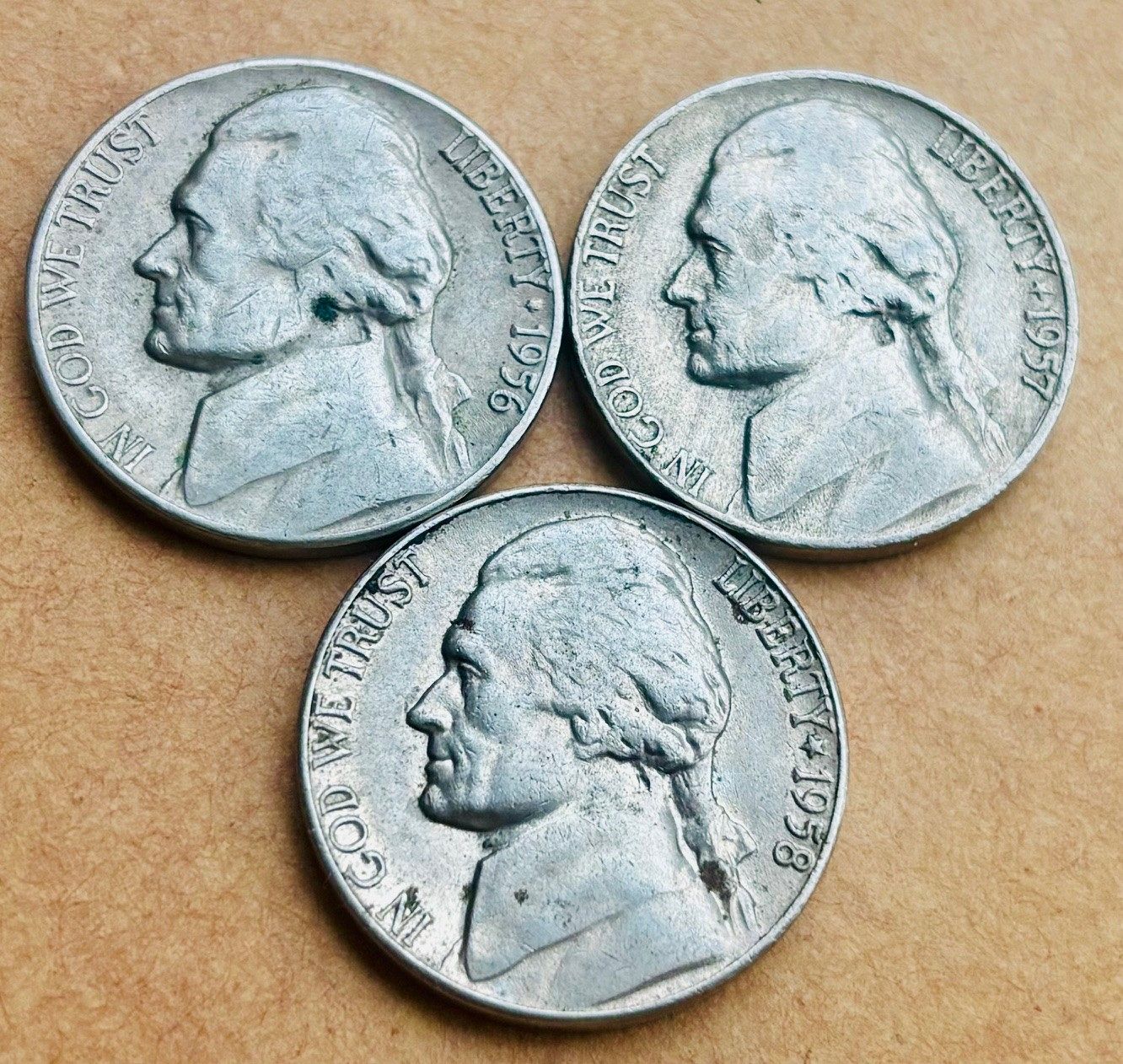 Set of early Jefferson Nickels - For Sale, Buy Now Online - Item #959576