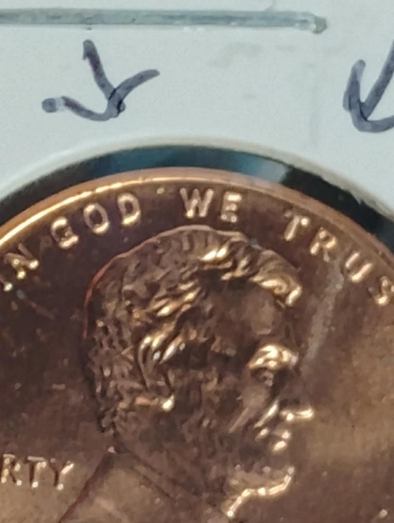 2006-D LINCOLN MEMORIAL CENT MS-66 RED STRUCK THROUGH GREASE TOP MOTTO ...