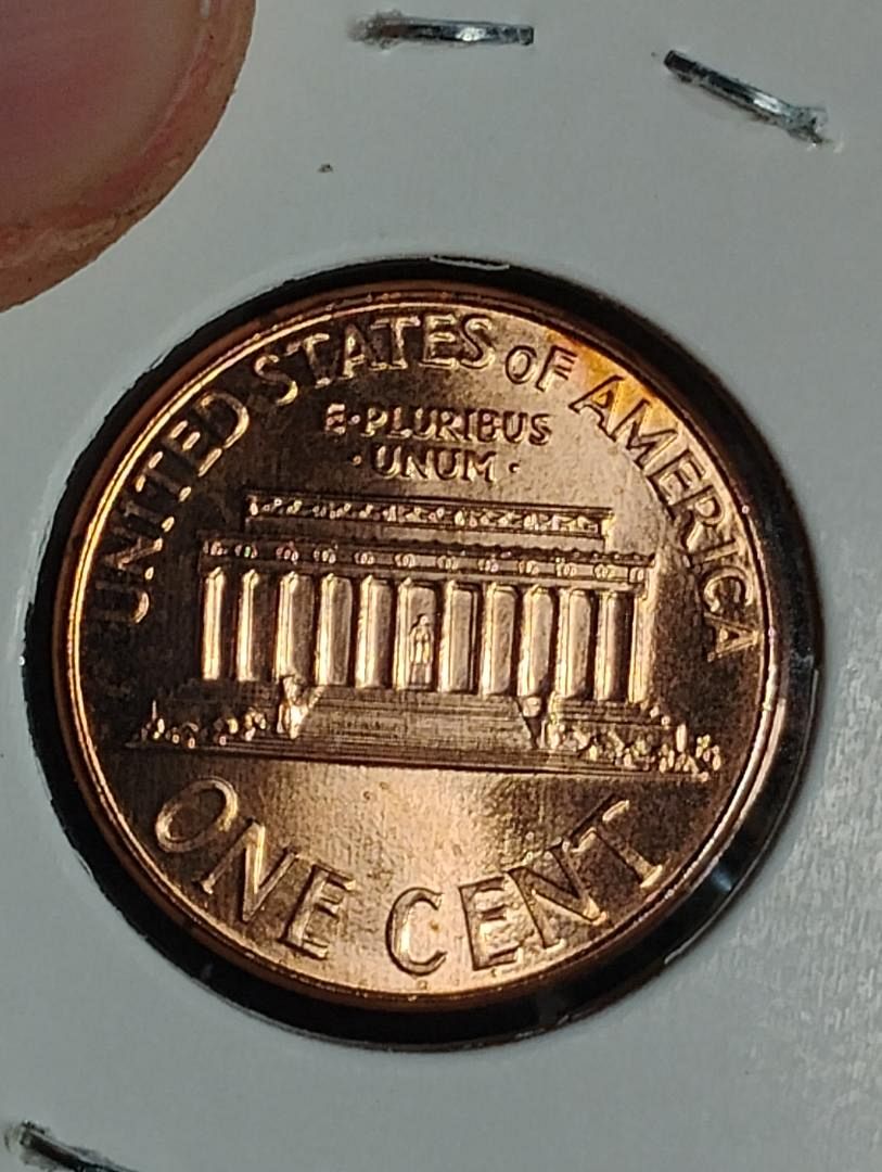 2006-D LINCOLN MEMORIAL CENT MS-66 RED STRUCK THROUGH GREASE TOP MOTTO ...