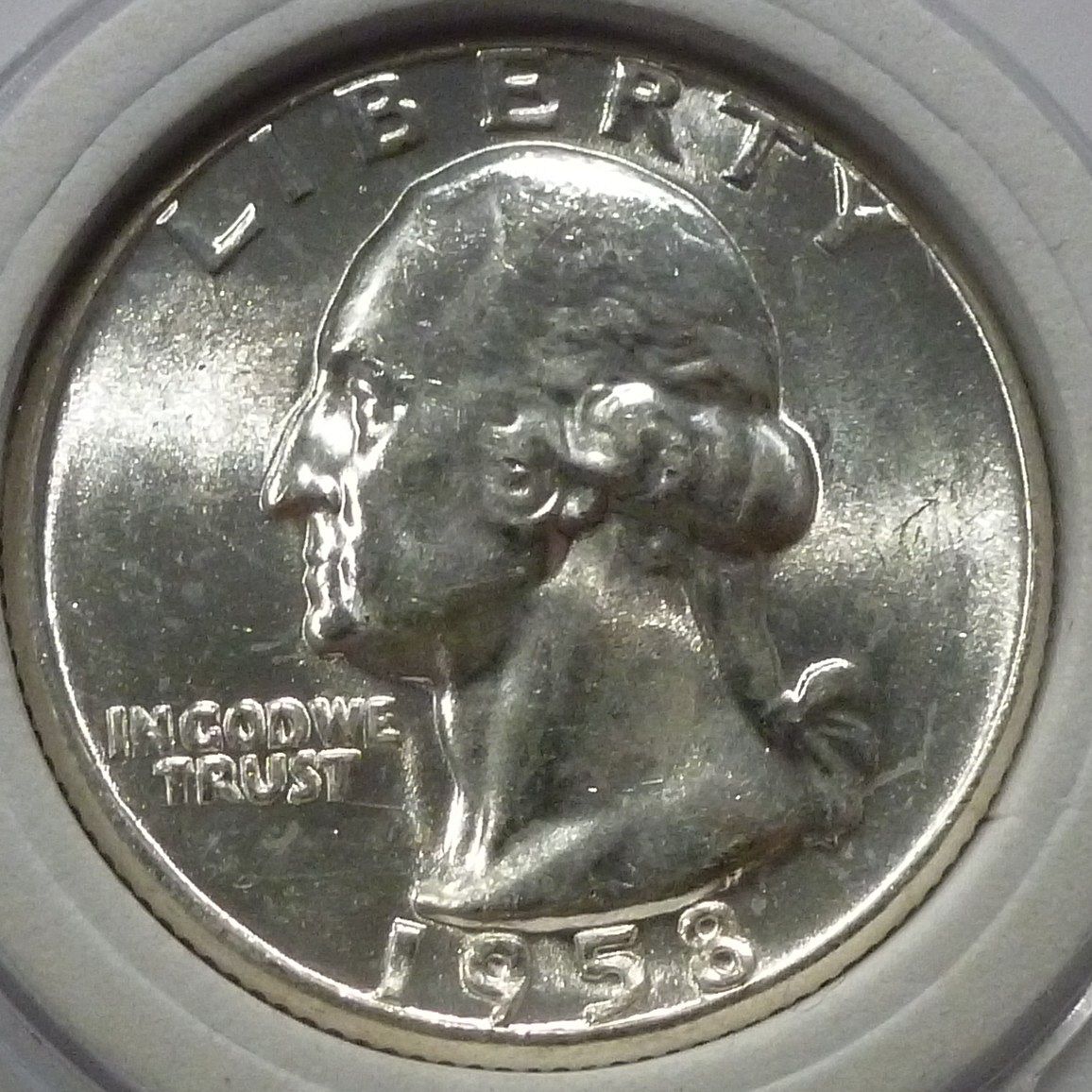 1958-P GEM BRILLIANT UNCIRCULATED Washington Quarter BU # (615-D) - For ...