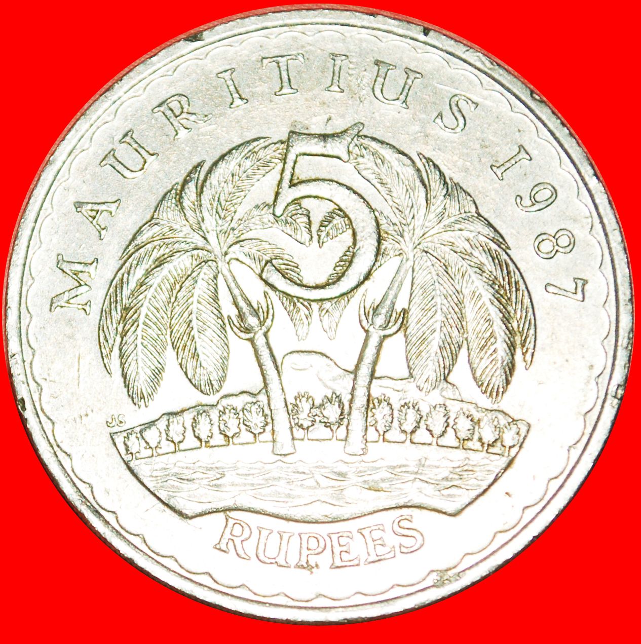 PALM-TREES: MAURITIUS ★ 5 RUPEES 1987! Ramgoolam (1900-1985) - For Sale ...