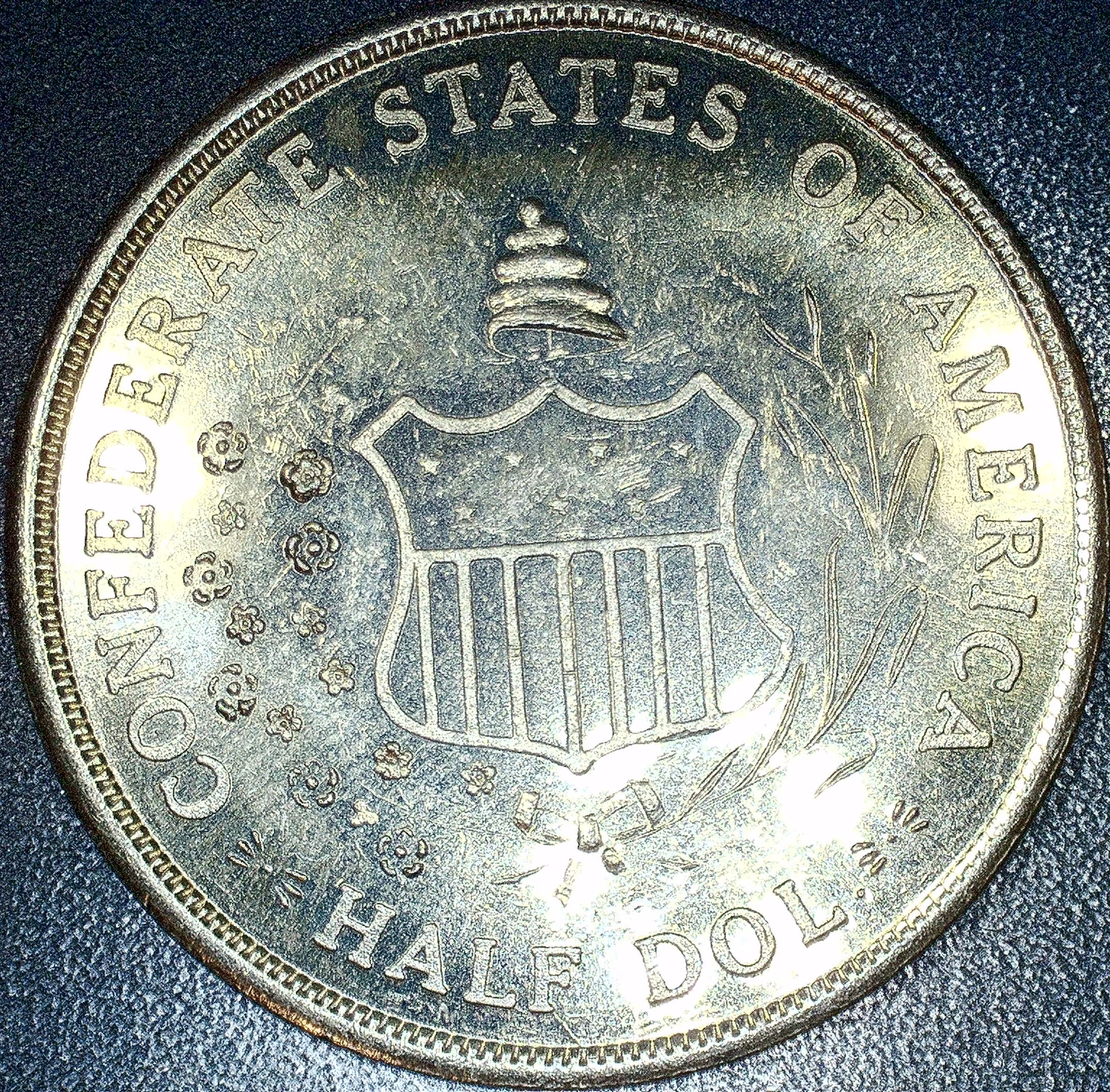 Confederate States of America (CSA) Seal Half Dollar Tribute 32mm - For ...