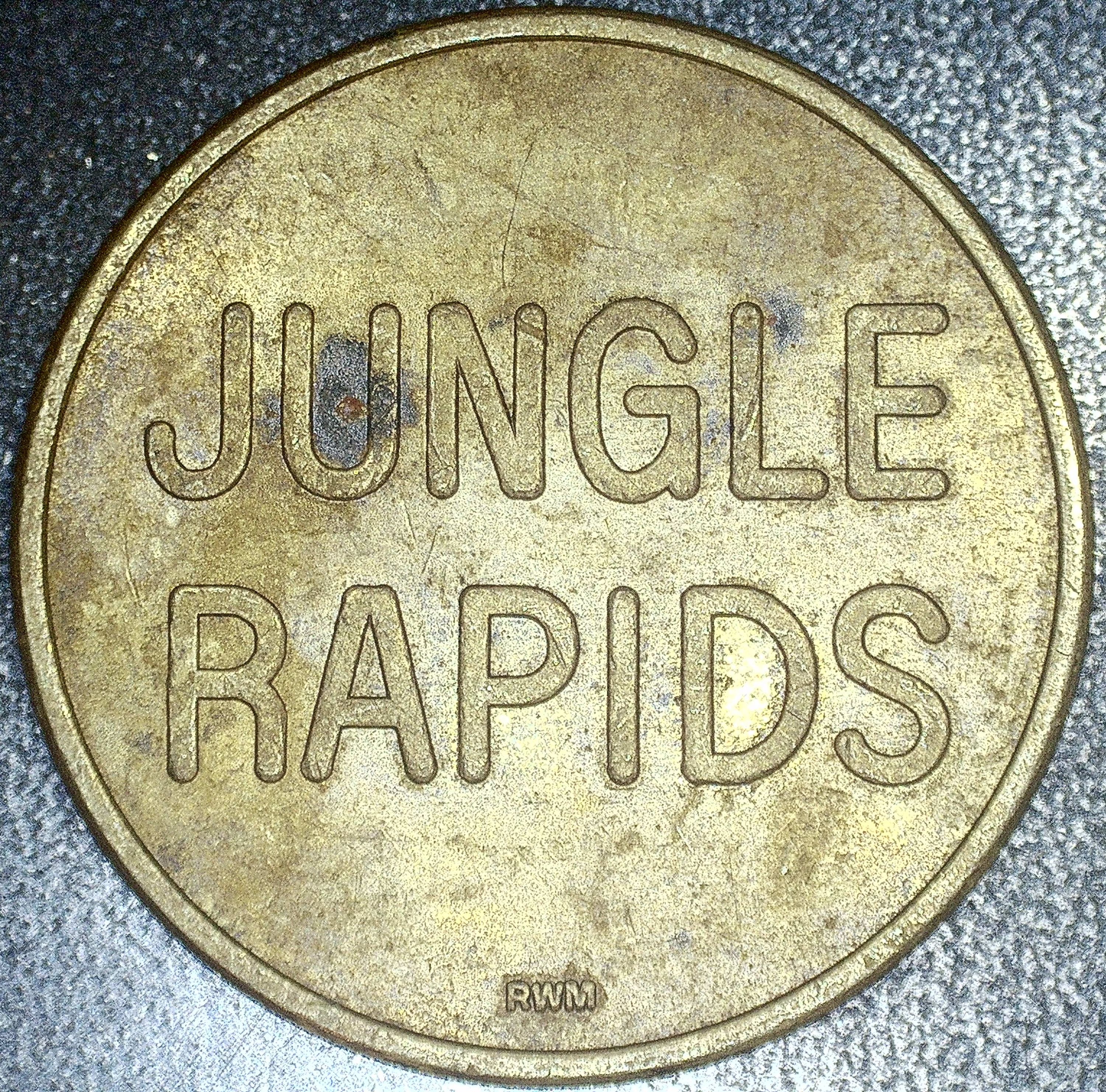 Jungle Rapids Arcade Wilmington, NC Game Token 22mm - For Sale, Buy Now ...