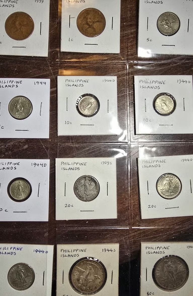 *TWELVE* 1909 - 1944 Philippines Coins - Most High-Grade SILVER! See ...
