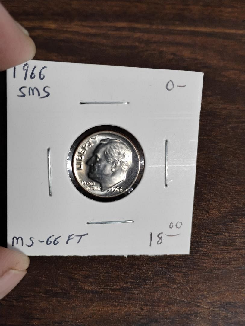1966 SMS ROOSEVELT DIME MS-66 FULL TORCH - For Sale, Buy Now Online ...