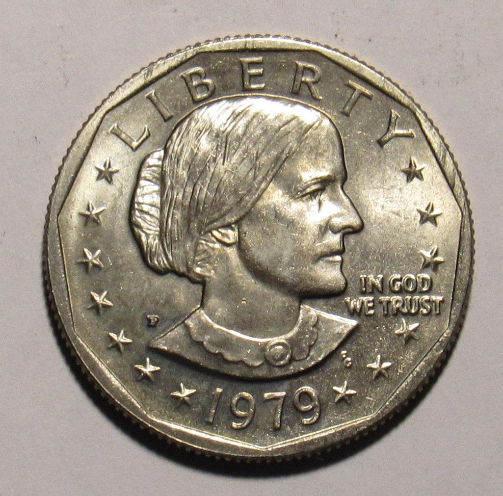 1979 P Susan B Anthony Dollar: Narrow Rim - Far Date, BU - Online Coin ...