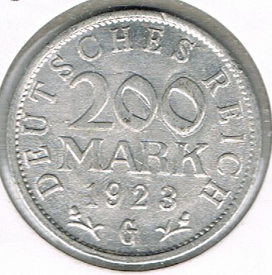 200 Mark, Germany, Weimar Republic, 1923 G - For Sale, Buy Now Online ...
