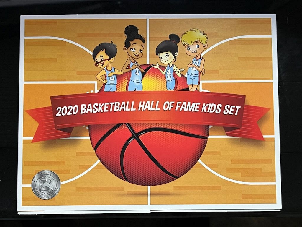 2020-P Basketball HOF Enhanced Uncirculated Half Dollar Kids Set OGP ...