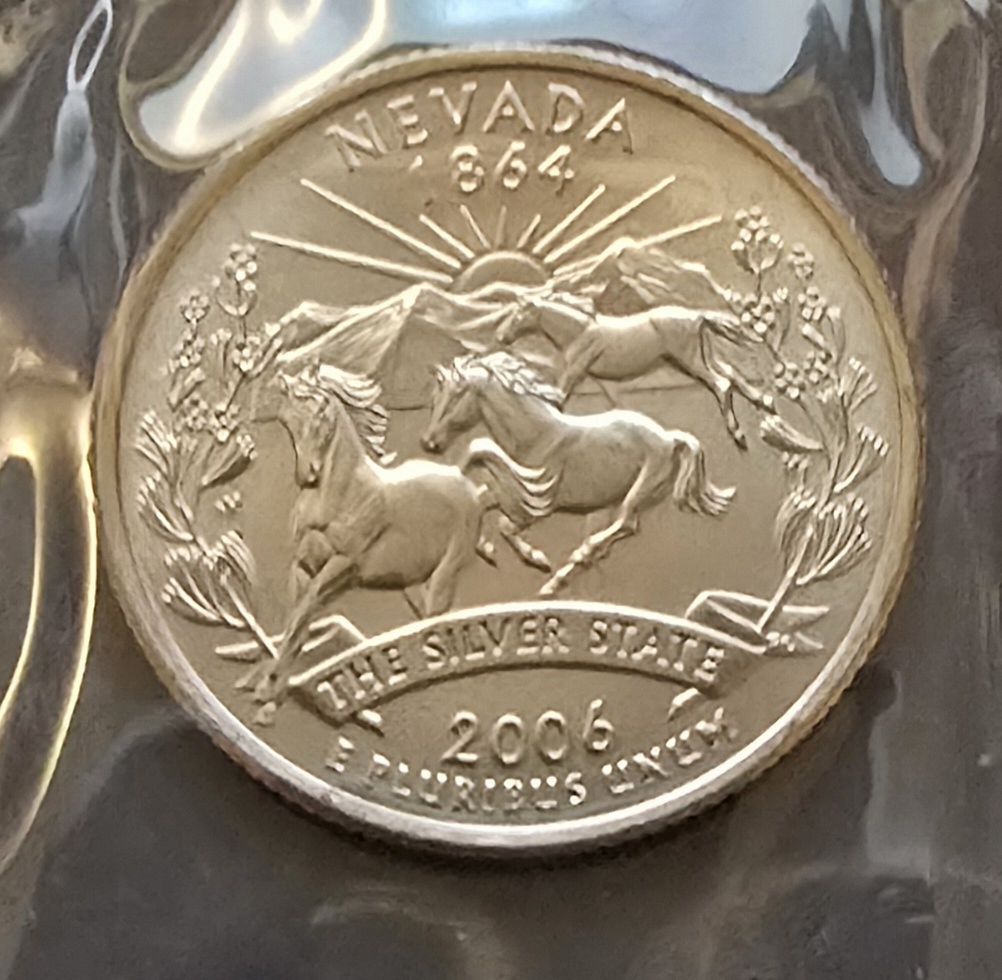 2006-D Nevada State Quarter - BU in Original Mint Cello (Q12) - For ...
