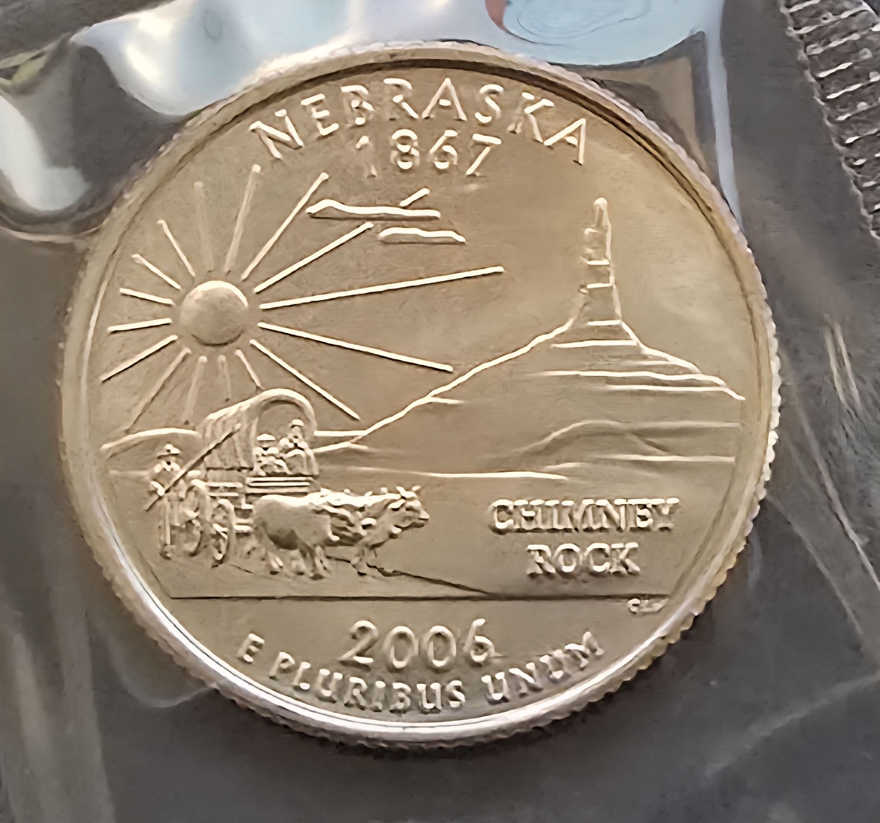 2006-D Nebraska State Quarter - BU in Original Mint Cello (Q18) - For ...