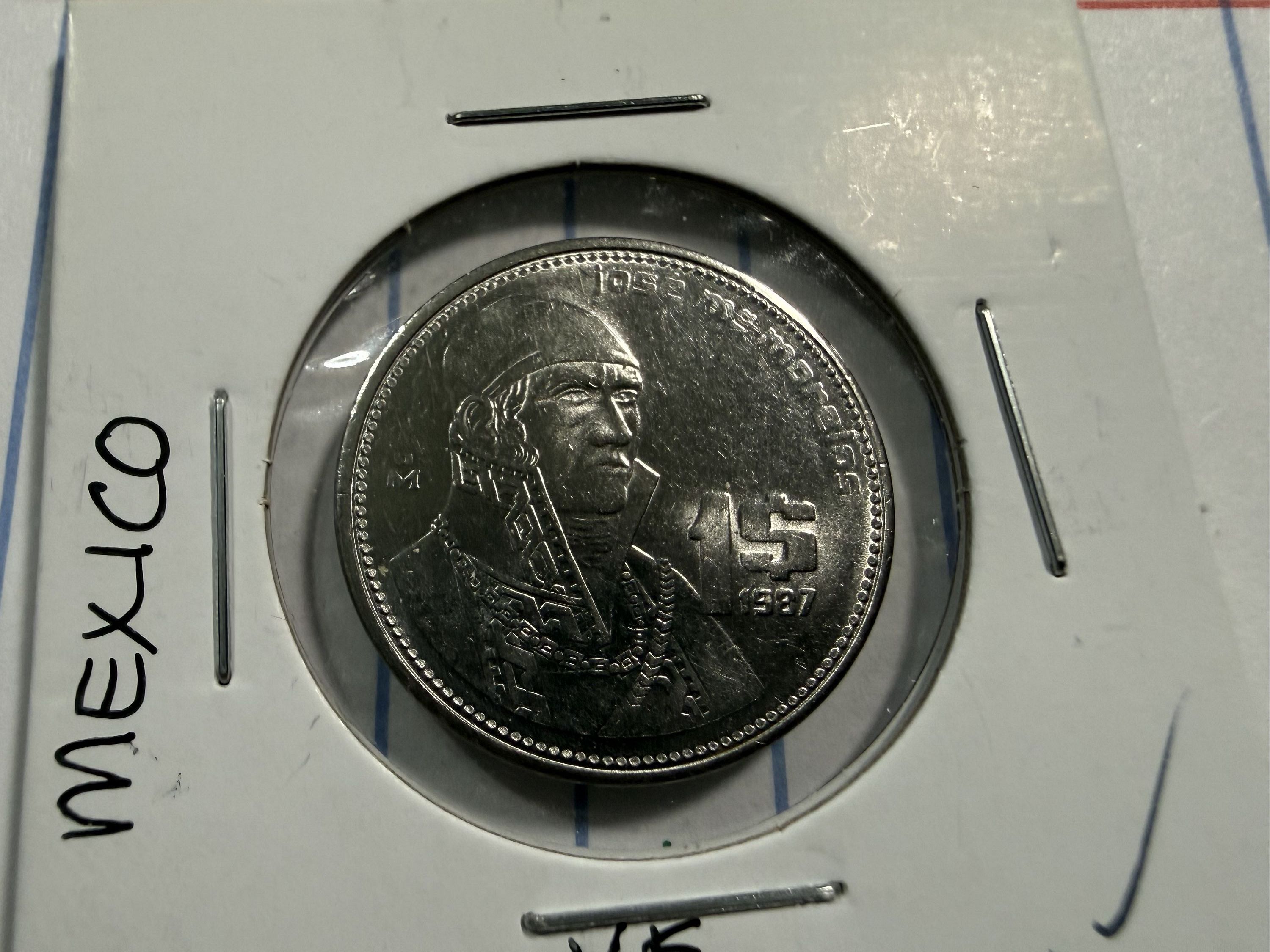 1987 Mexico 1 Peso Coin - For Sale, Buy Now Online - Item #964116