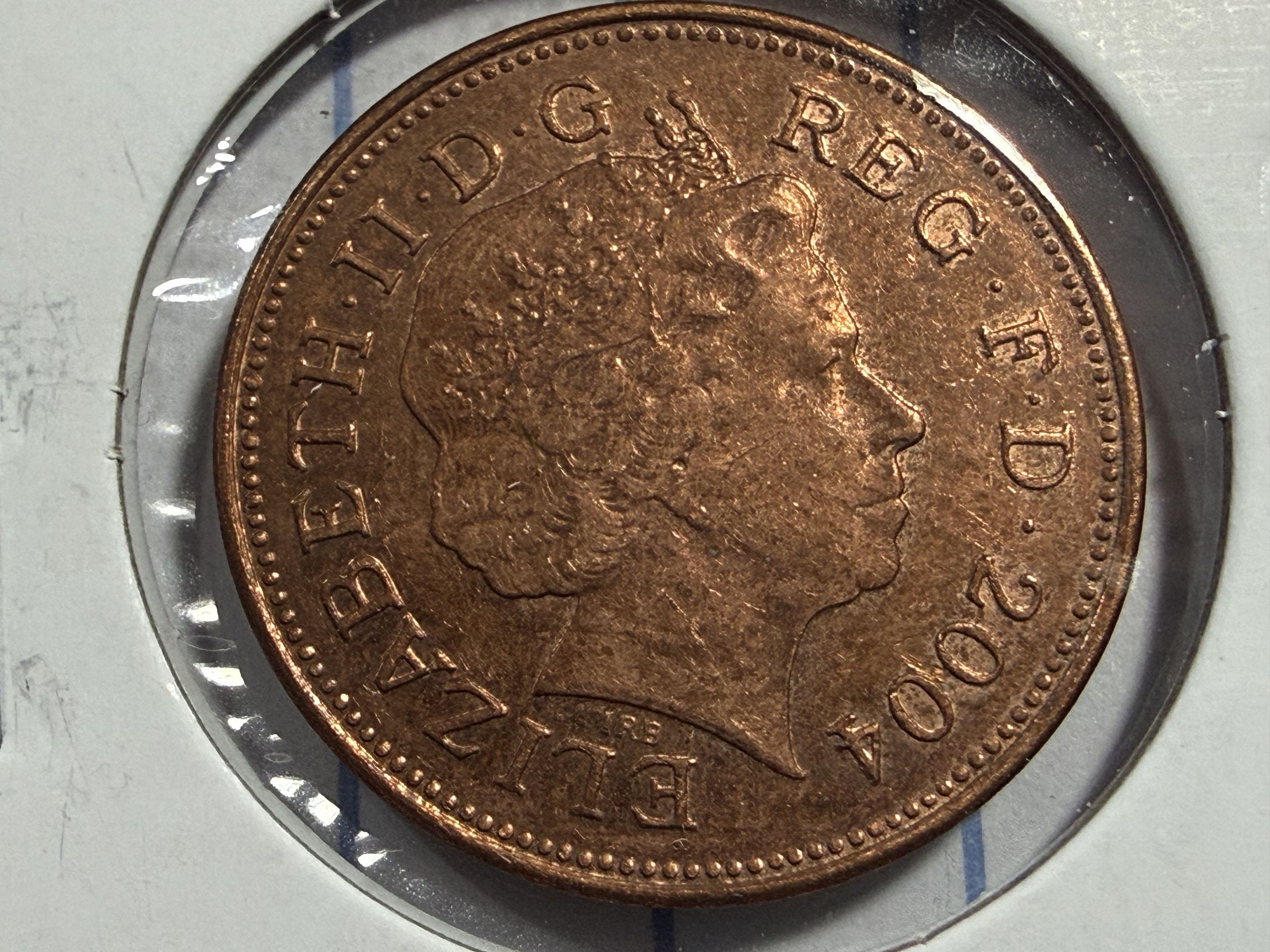 2004 Great Britain Two Pence Coin - For Sale, Buy Now Online - Item #964133