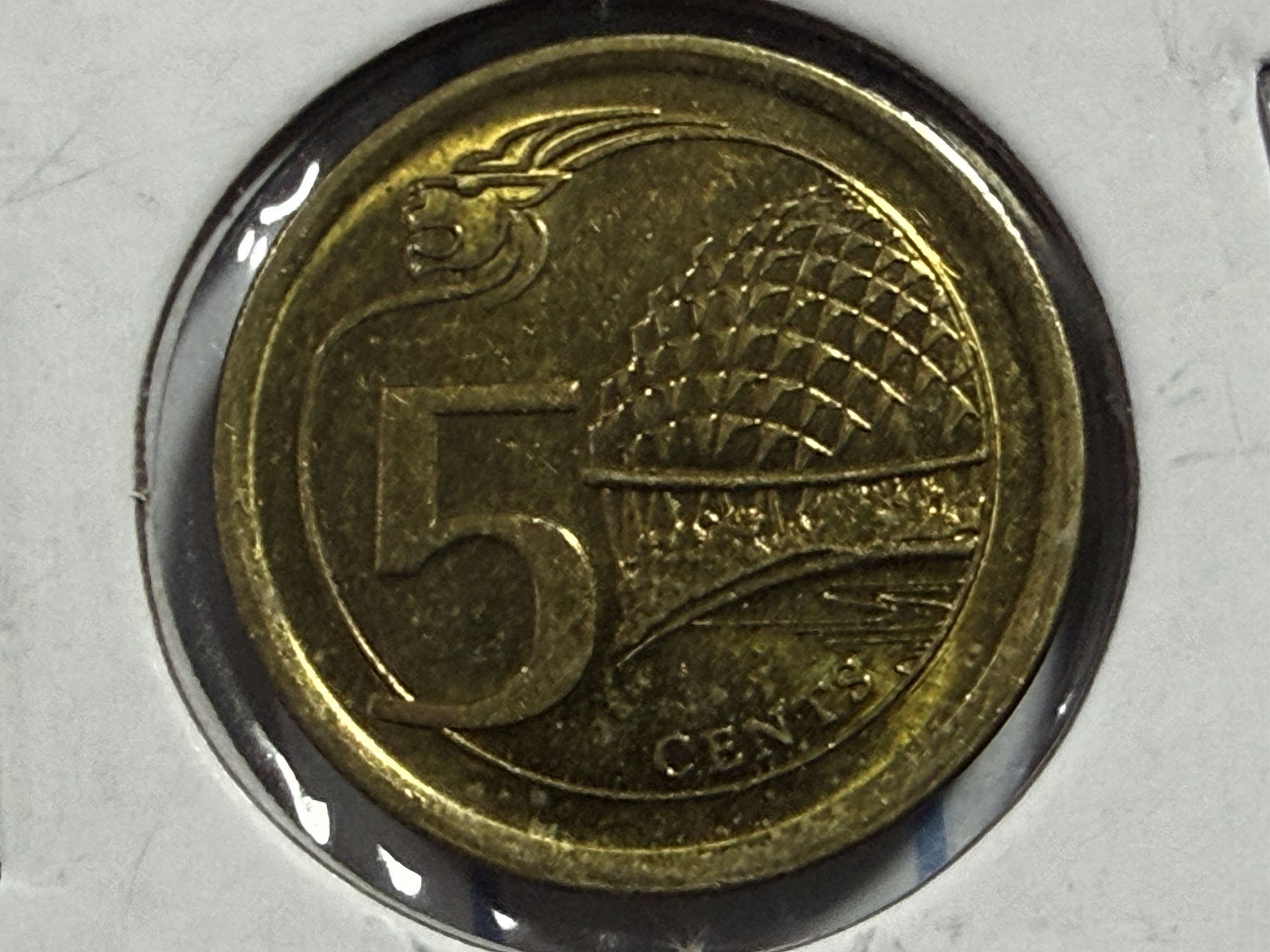 2014 Singapore 5 Cent Coin - For Sale, Buy Now Online - Item #964143