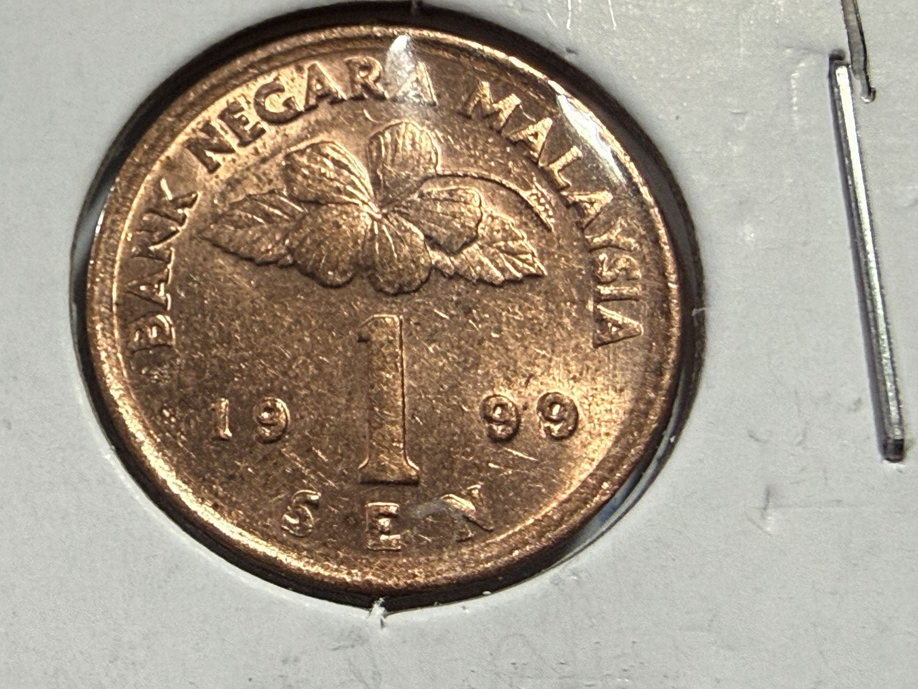 1999 Malaysia 1 Sen Coin - For Sale, Buy Now Online - Item #964145