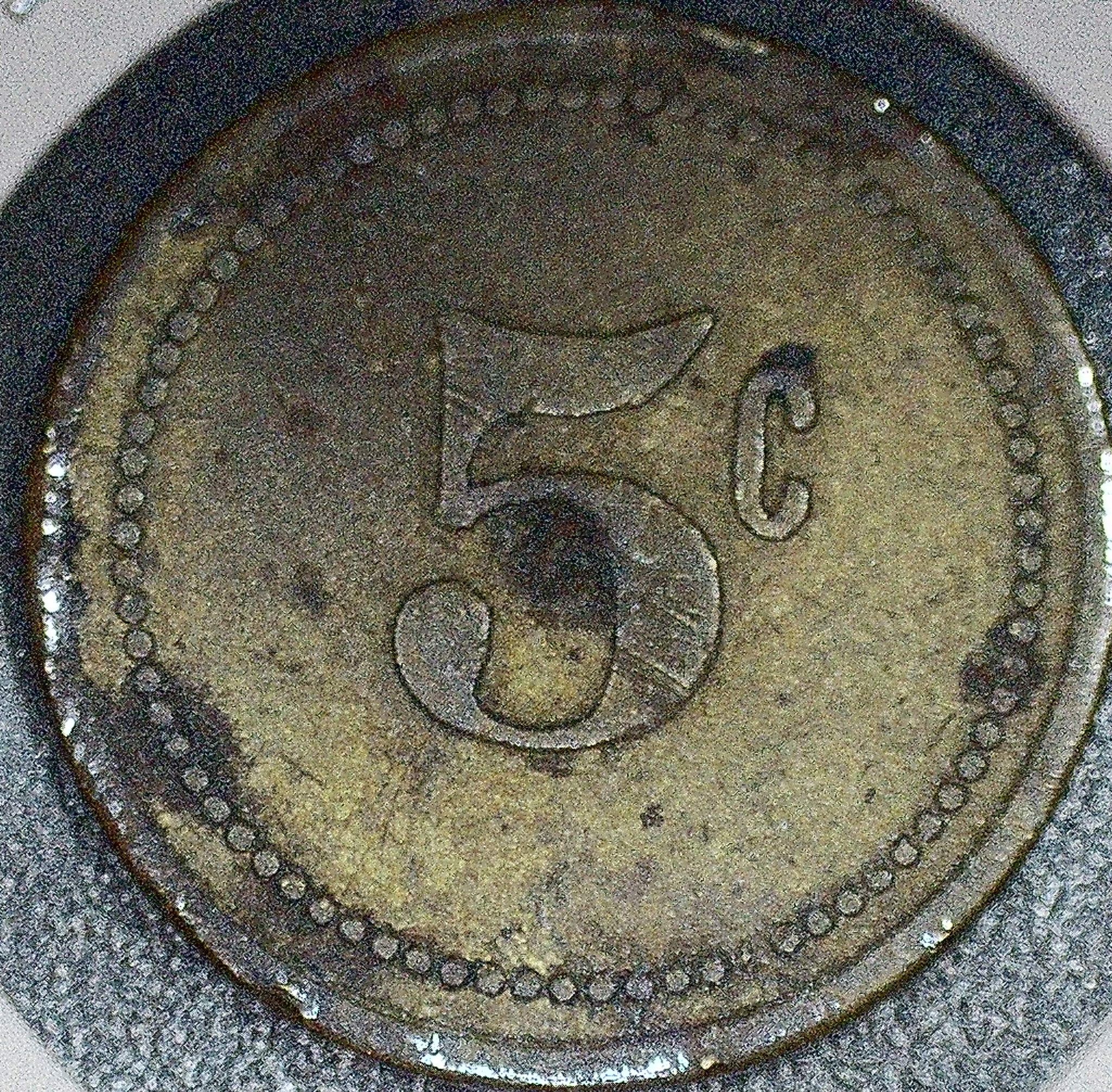 Vintage Buck's Place Good For 5 Cents Trade Token 21mm - For Sale, Buy ...