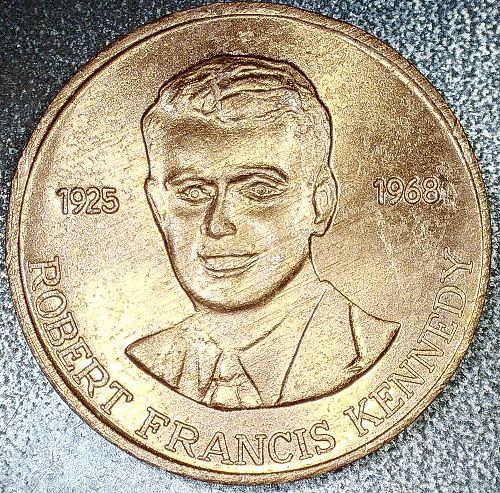 1968 RFK/Flying Eagle Token Original BU 20mm - For Sale, Buy Now Online ...