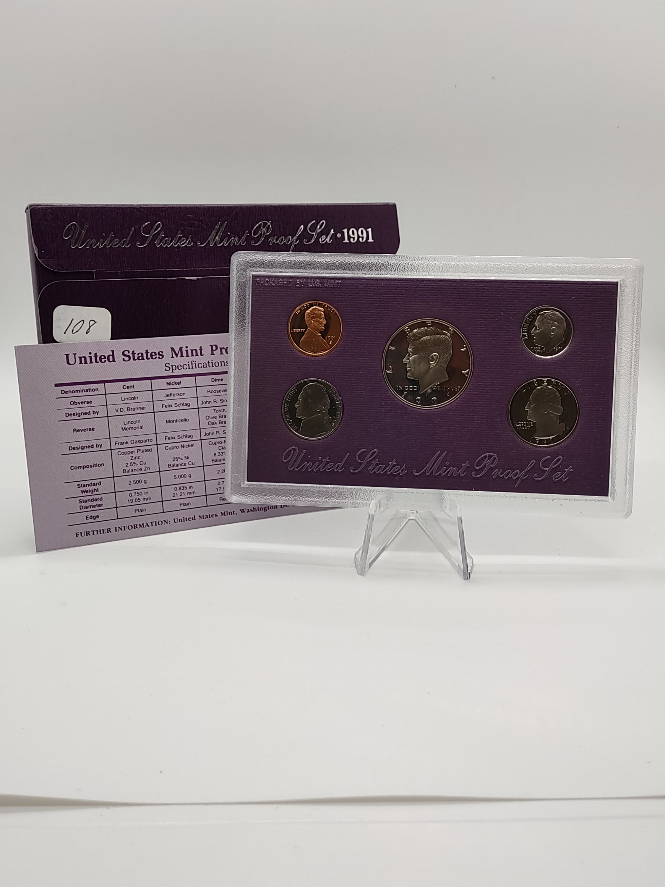 1991-S US Mint Proof Set - For Sale, Buy Now Online - Item #966998