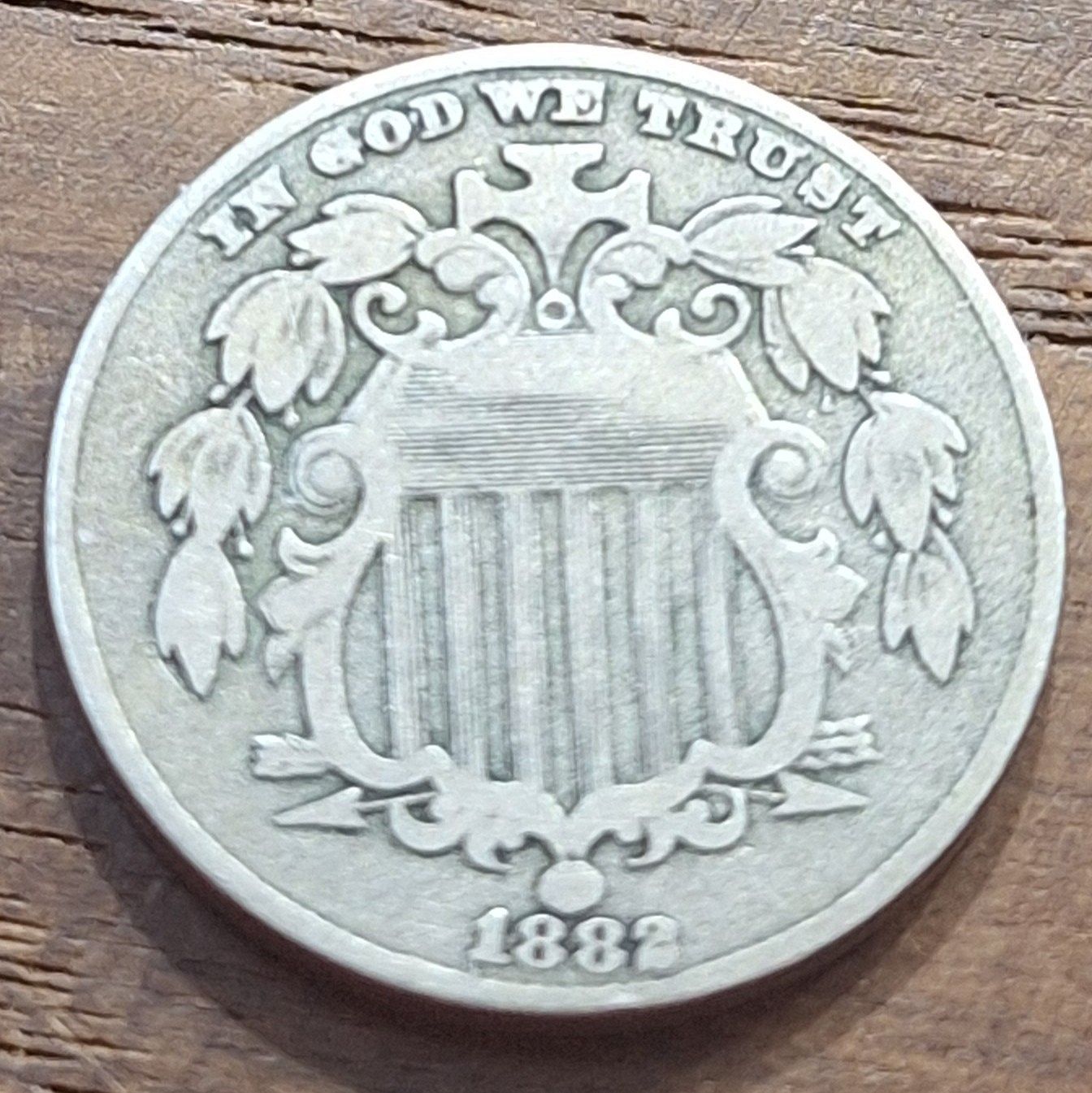 1882 Shield Nickel - For Sale, Buy Now Online - Item #967077