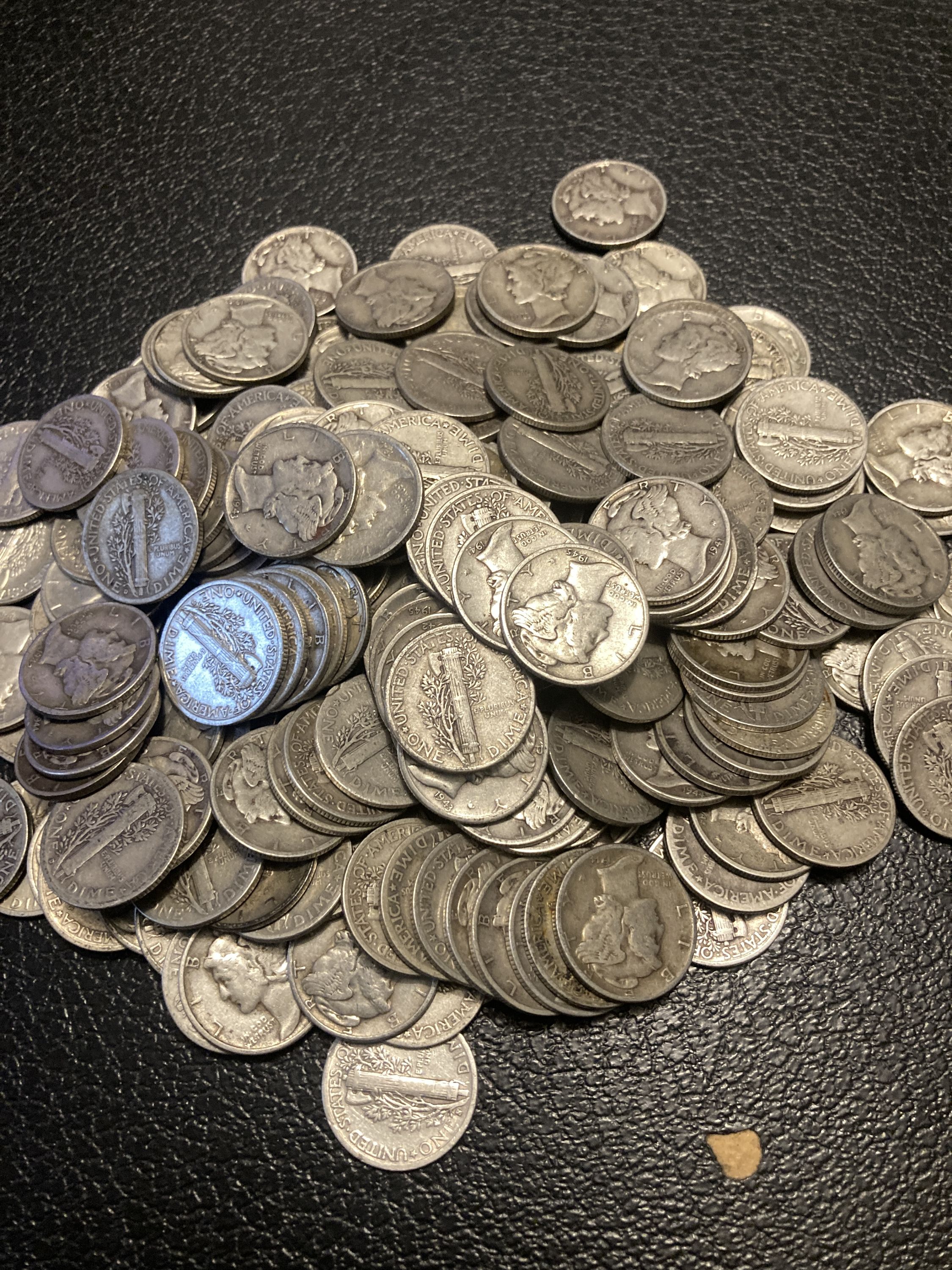 Lot of 10 Mercury 90%Silver Dimes - 10 Coins - For Sale, Buy Now Online ...