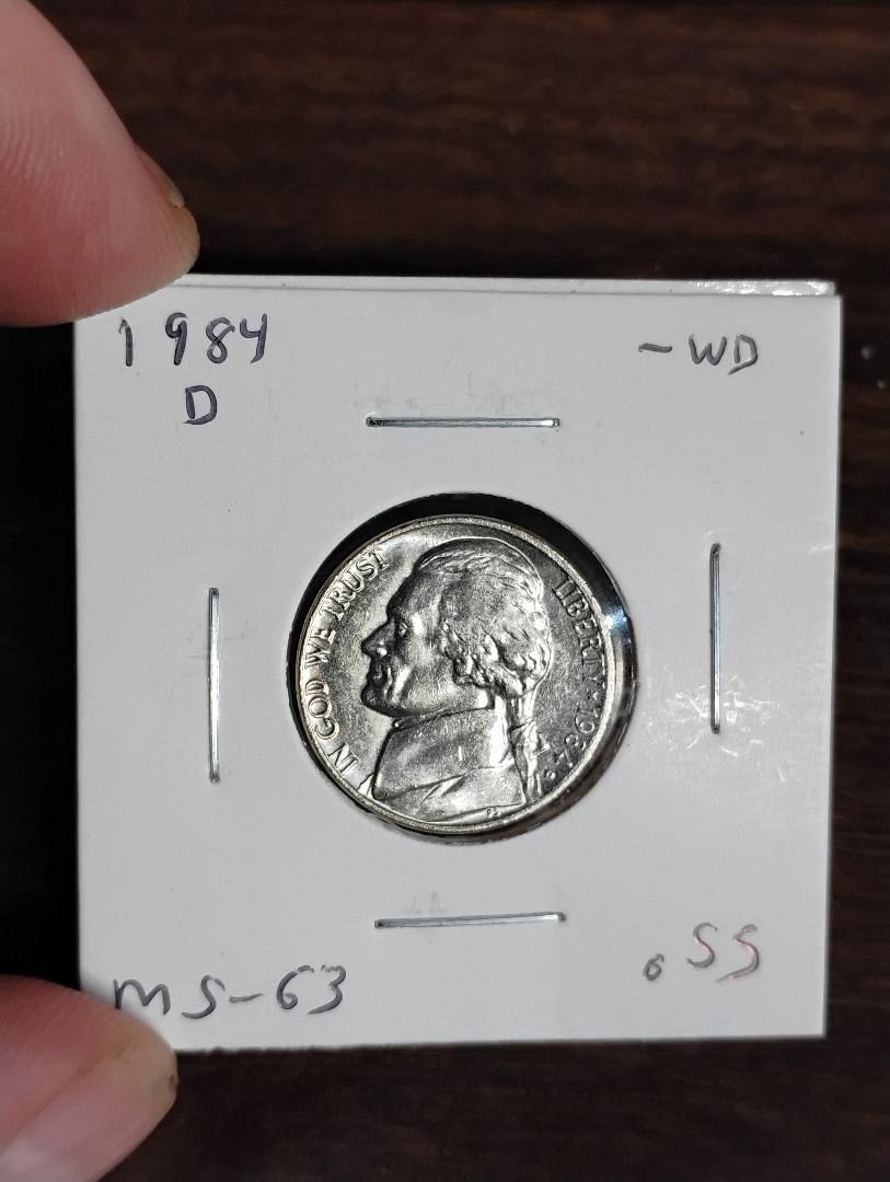 1984-D JEFFERSON NICKEL MS-63 - For Sale, Buy Now Online - Item #967334