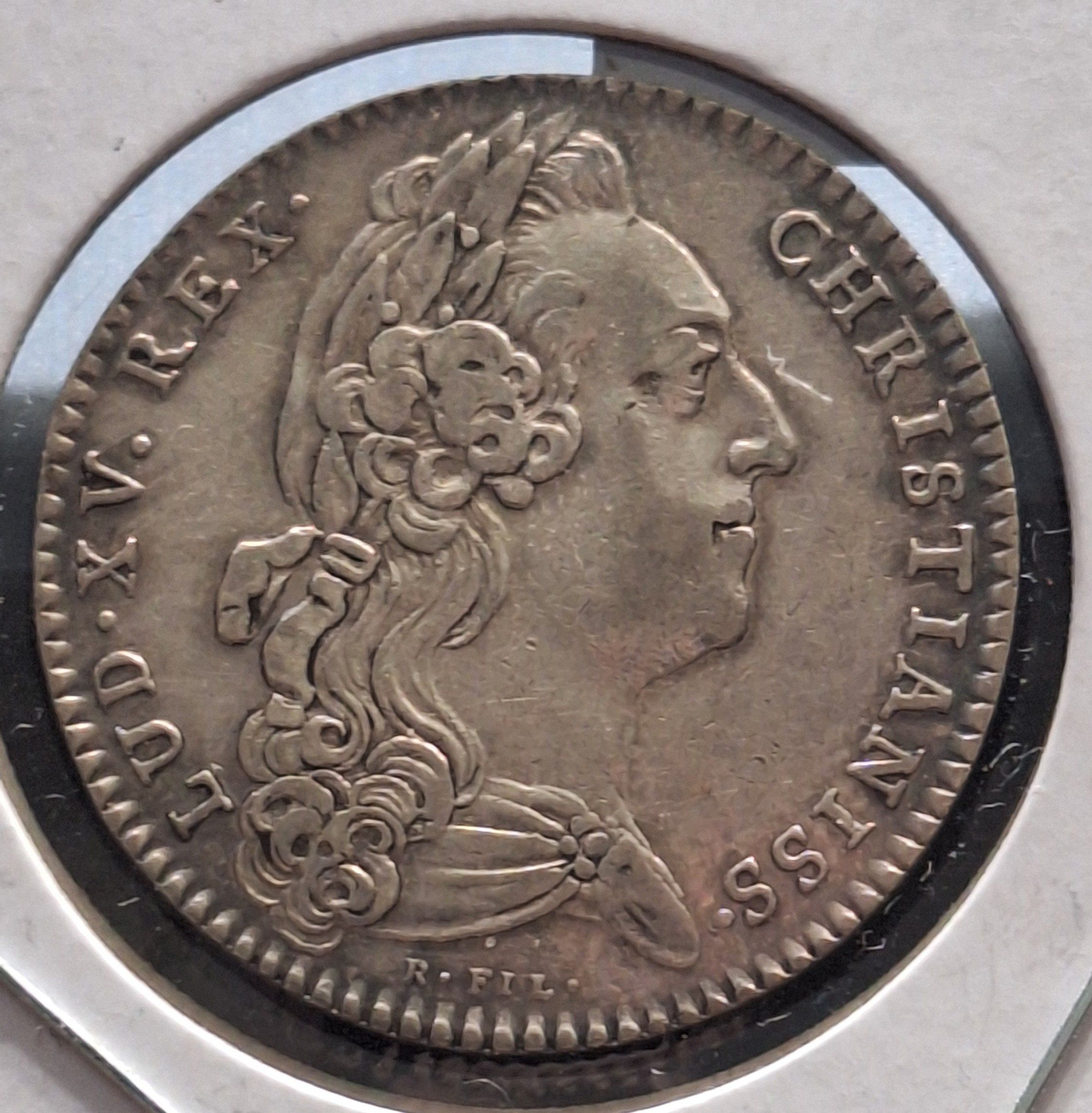 1767 France Louis XV Silver Jeton "Hercules on Lion Skin" - For Sale ...