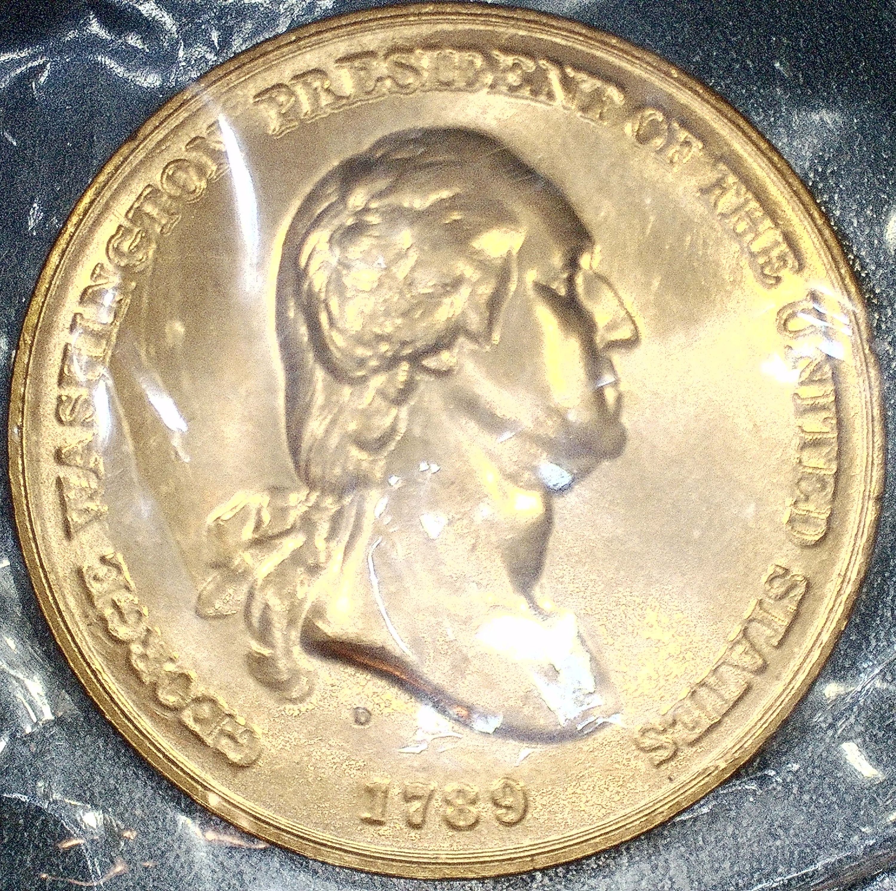 President George Washington Peace and Friendship Vintage Token Medal In ...
