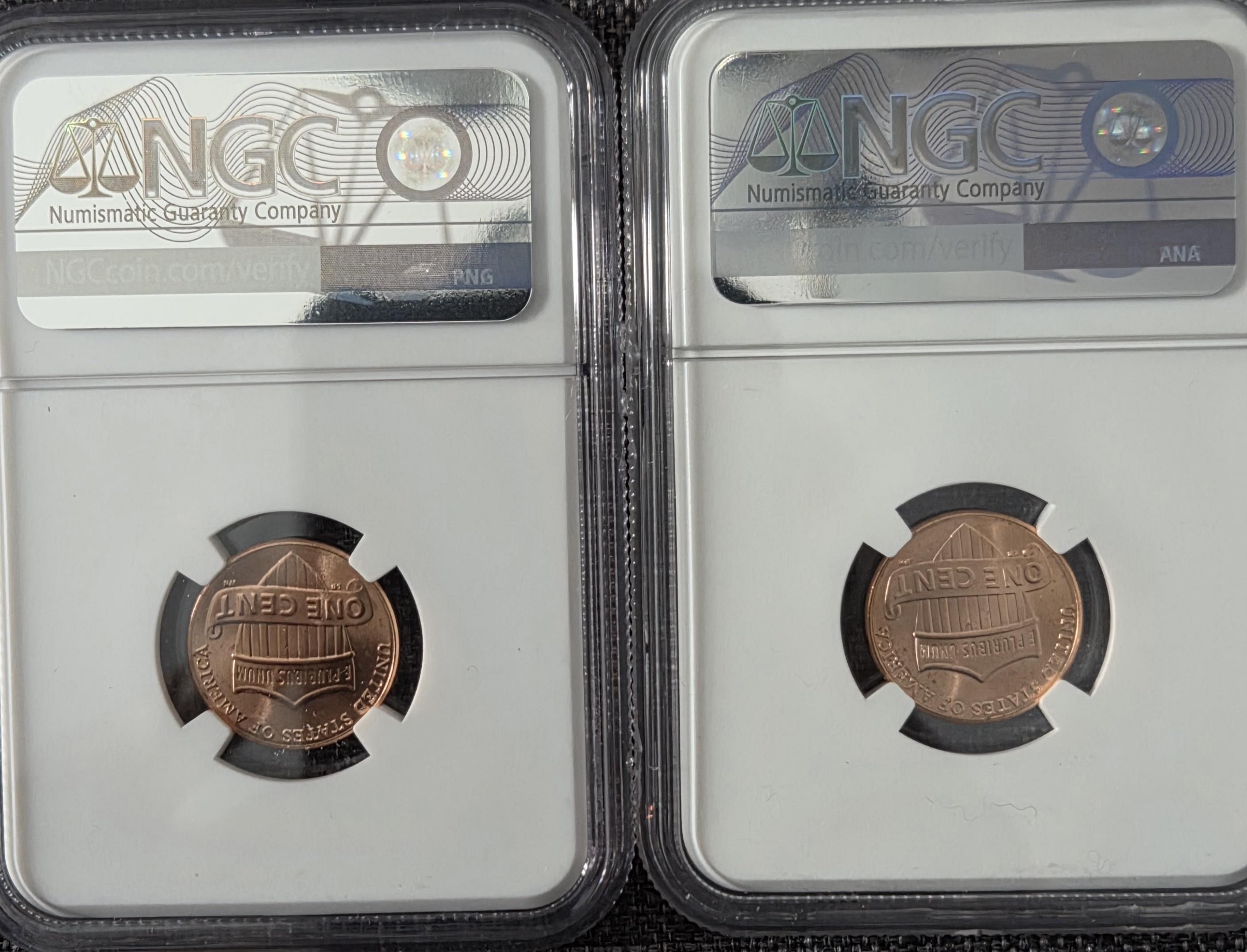 2025 P & D LINCOLN SHIELD CENT NGC MS66 2-COIN PENNY SET BUSINESS ...